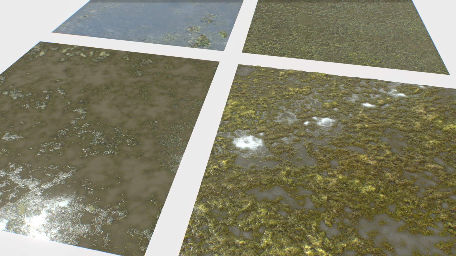 Water with algae PBR Textures - OPEN3DSEA