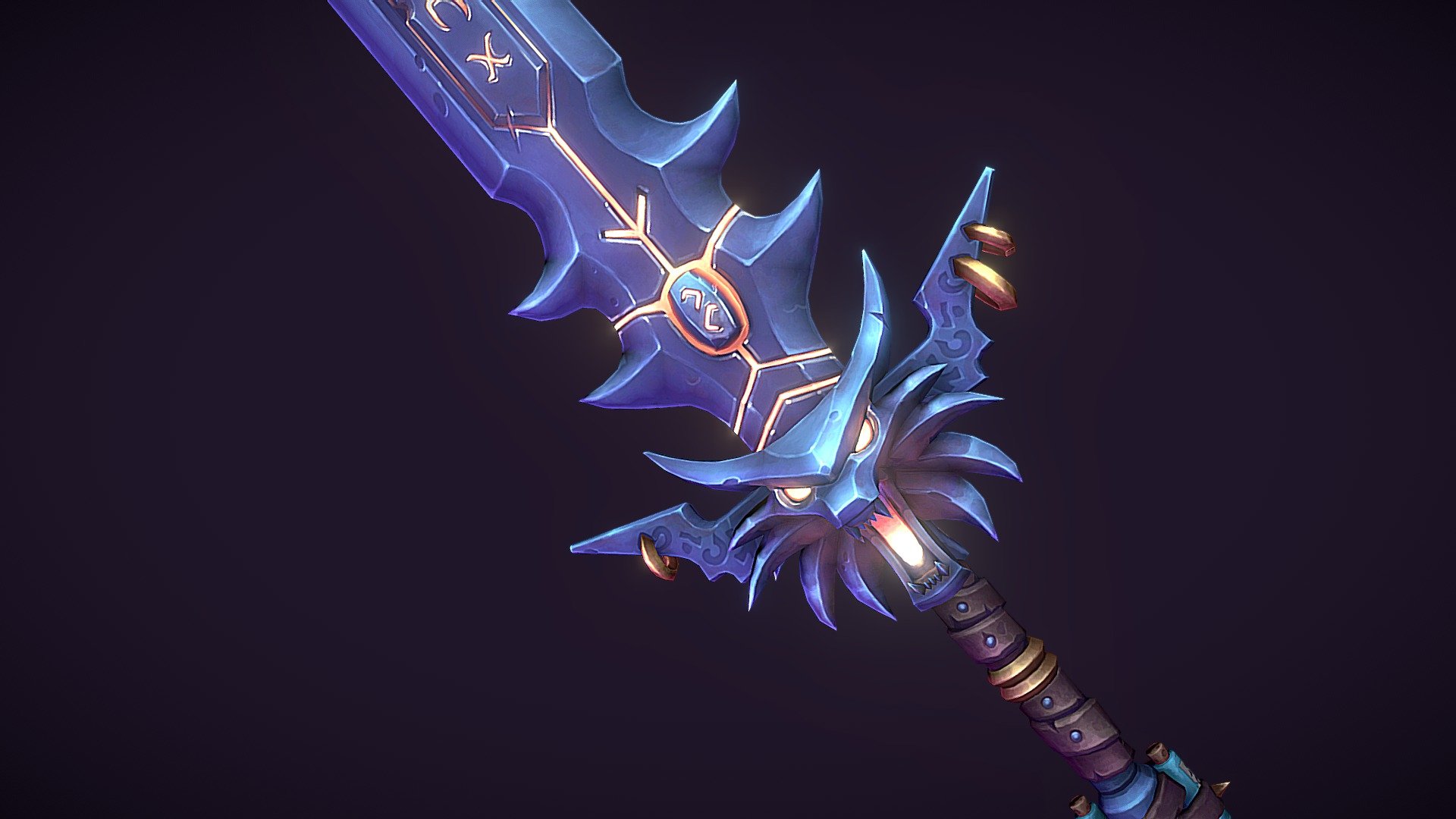 Witcher Stylized Sword - OPEN3DSEA
