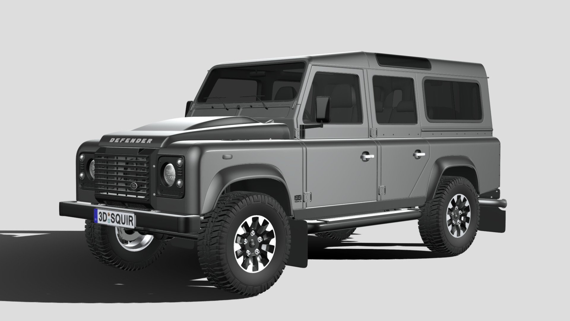 Land Rover Defender Works V8 4-door 2018 3D Model Download - Game Ready ...