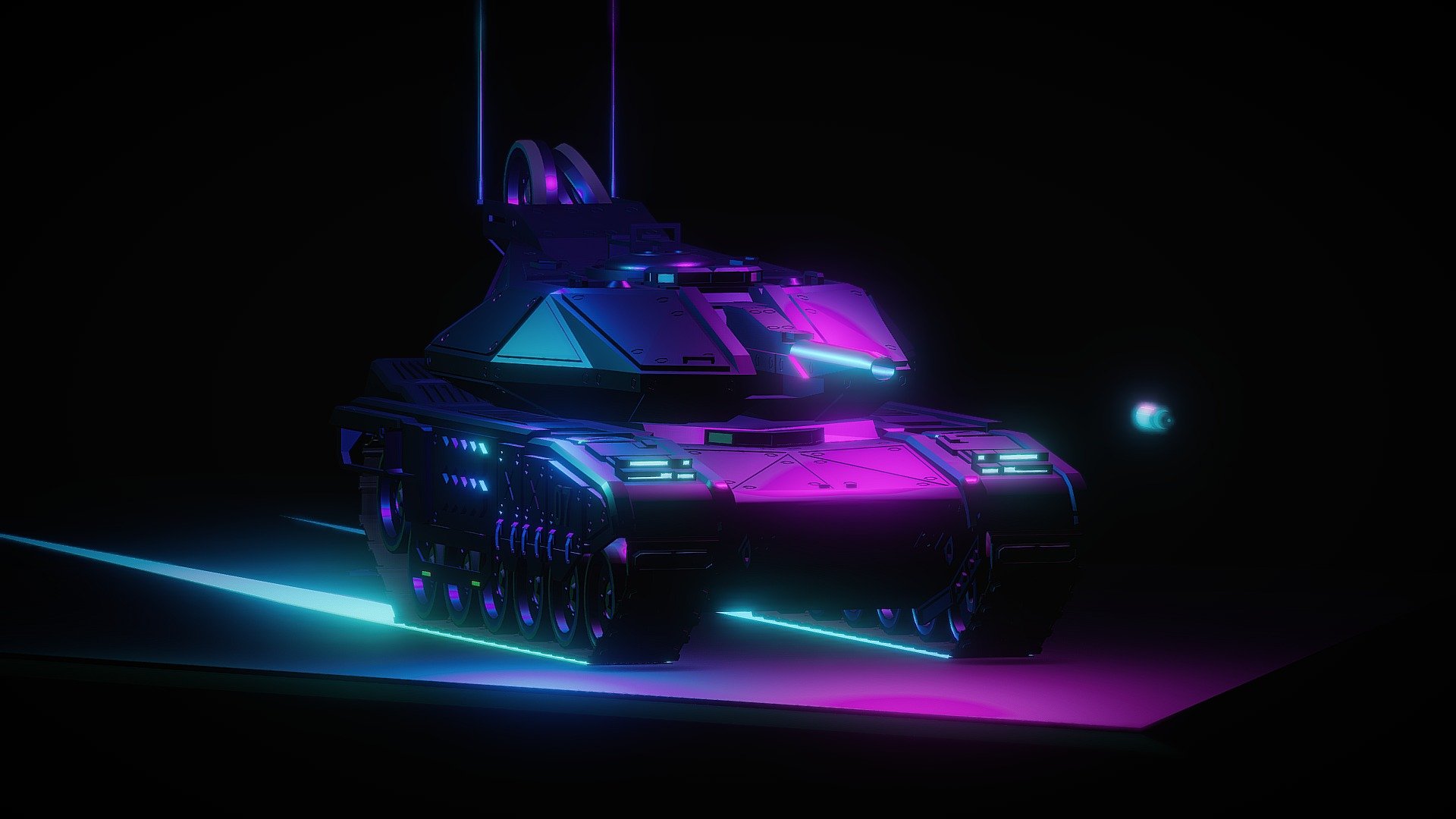 NEON TANK - OPEN3DSEA