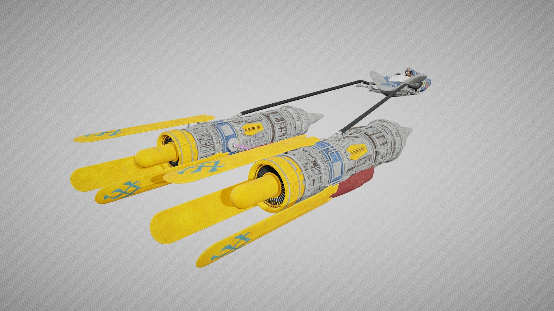 Star Wars Anakin pod racer - OPEN3DSEA