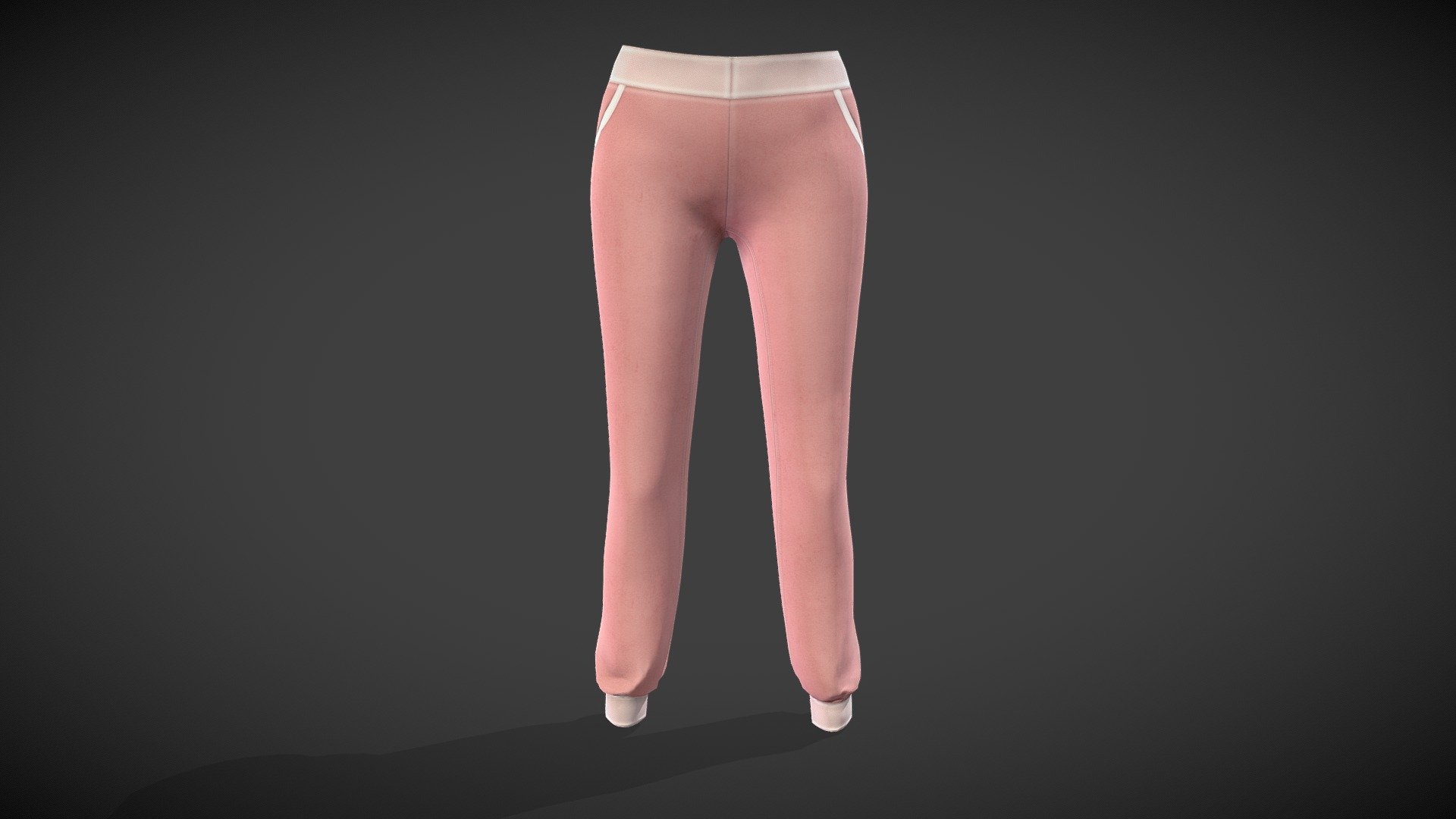 Female Peach Tracksuit Bottom - OPEN3DSEA