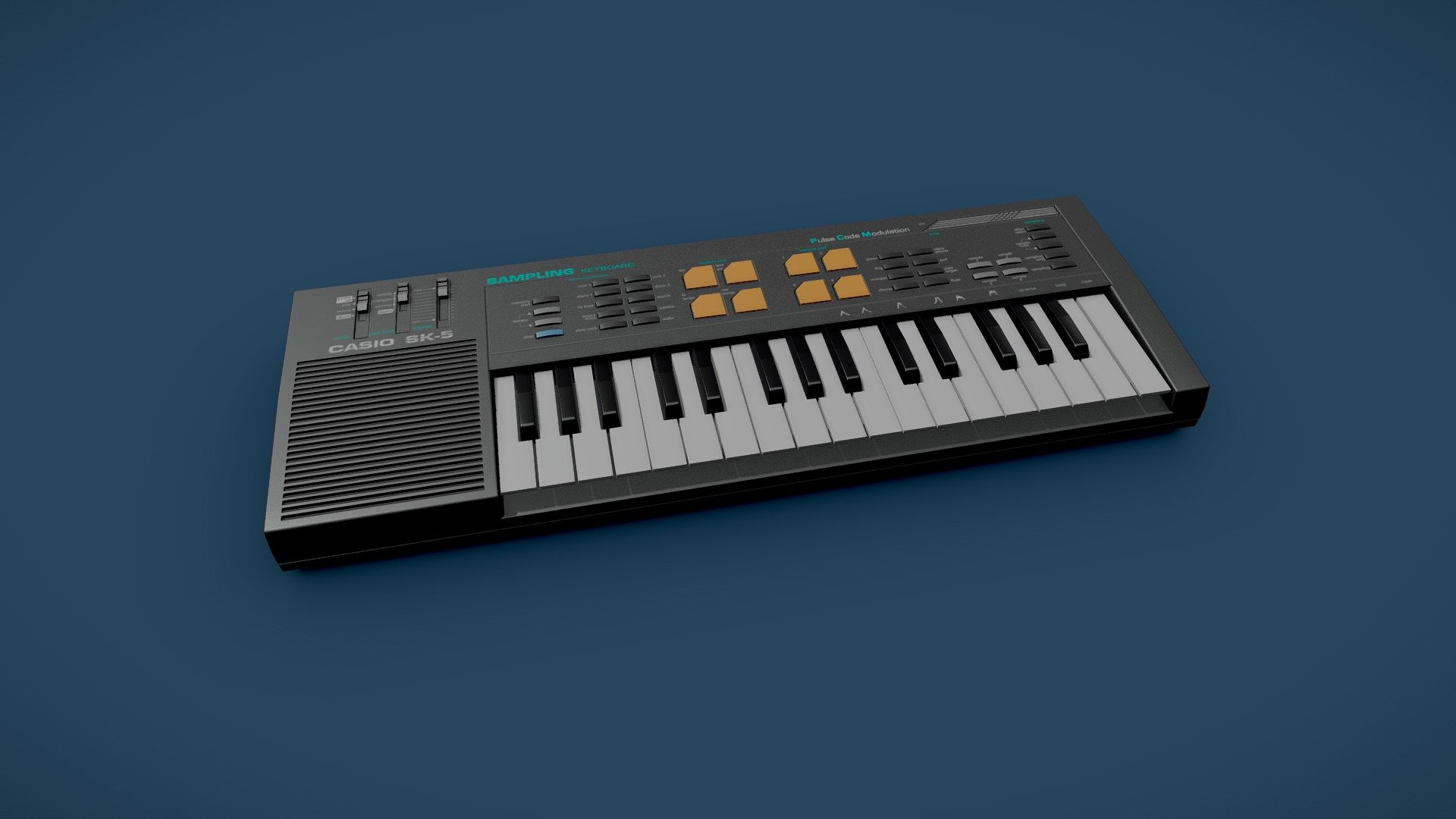 Casio SK-5 Sampling Keyboard - OPEN3DSEA