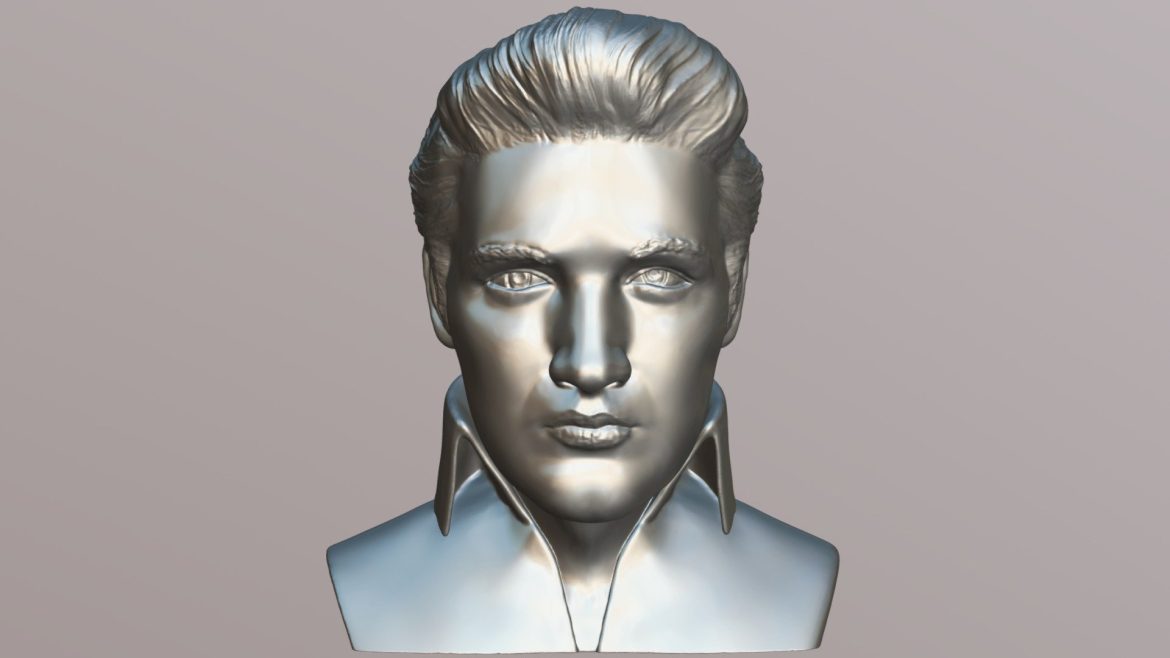 Elvis Presley bust for 3D printing 3D Model Download - Game Ready Asset ...