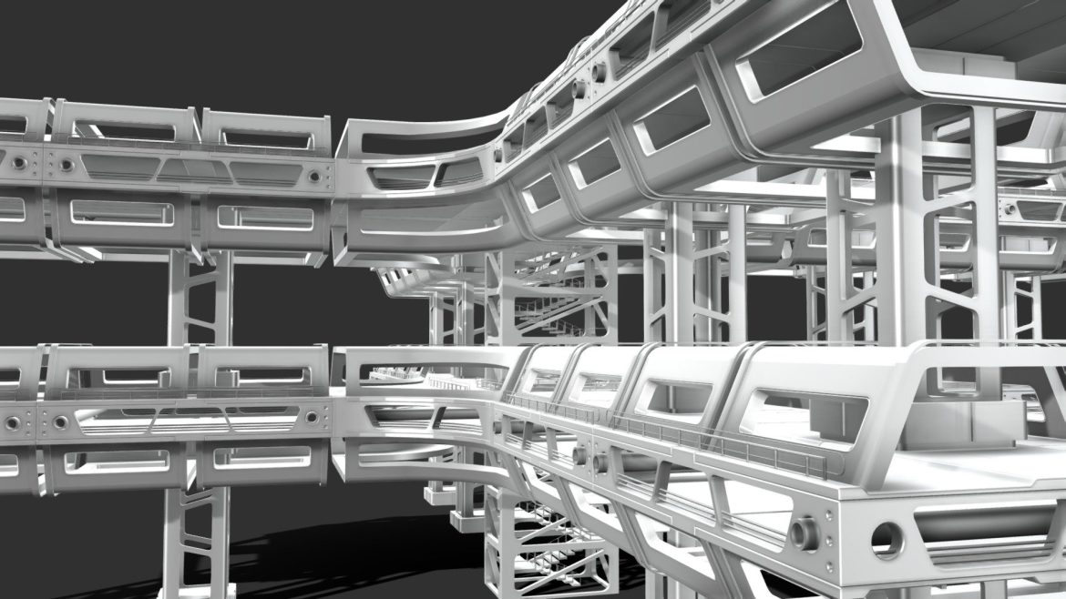 Sci-Fi Structure - OPEN3DSEA