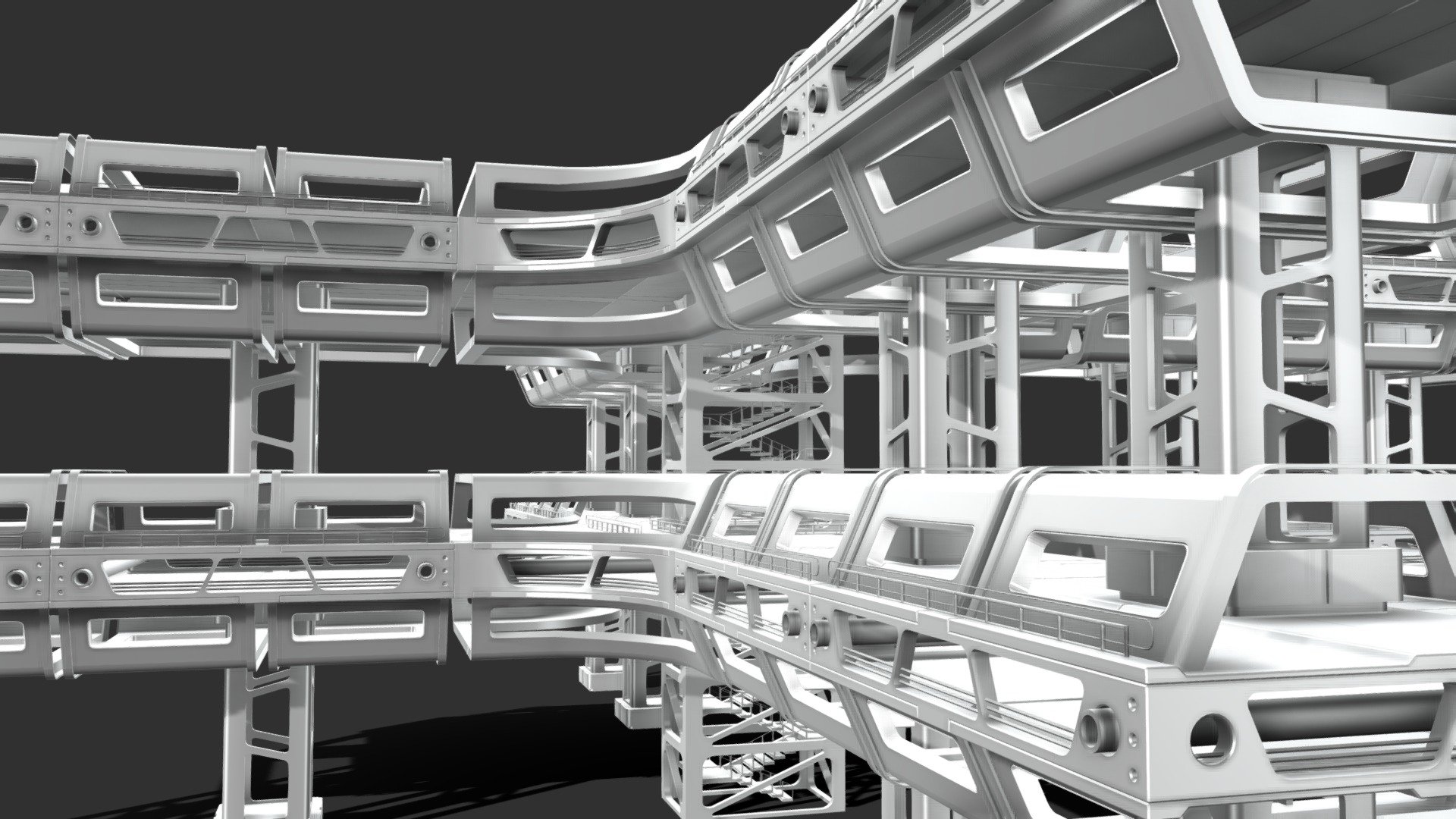 Sci-Fi Structure - OPEN3DSEA