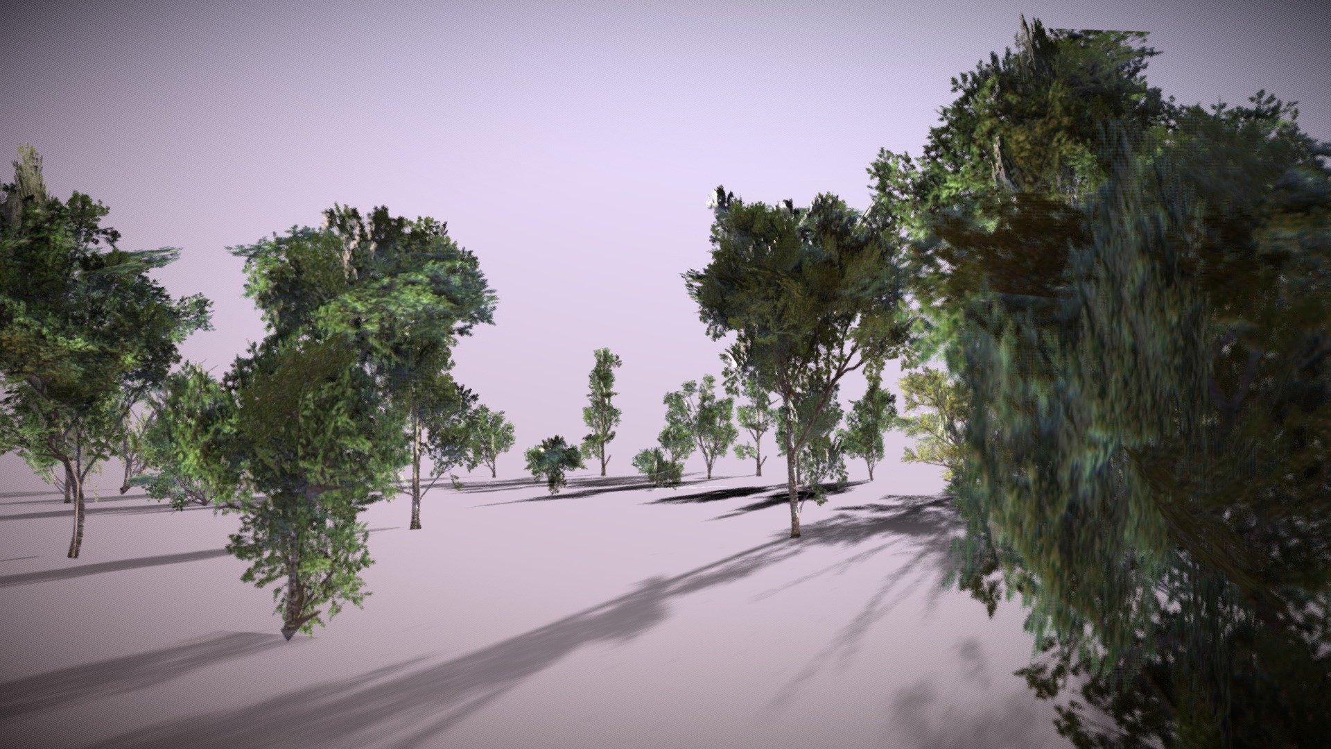 33 leaf trees pack - OPEN3DSEA