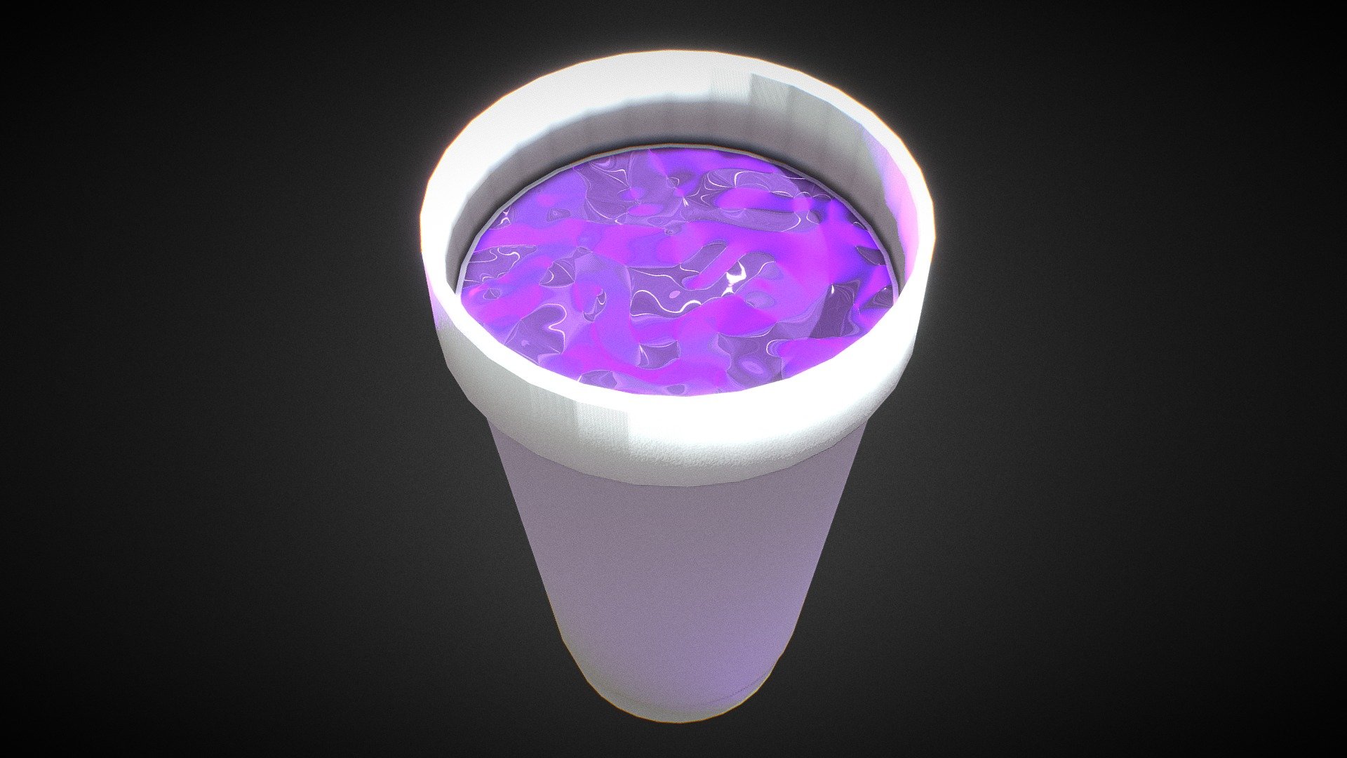 Lean Cup 3D Model Download - Game Ready Asset | Open3DSea