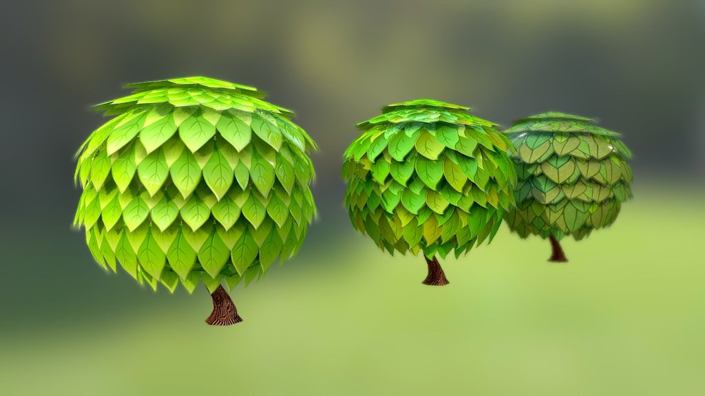 Toon Trees - OPEN3DSEA