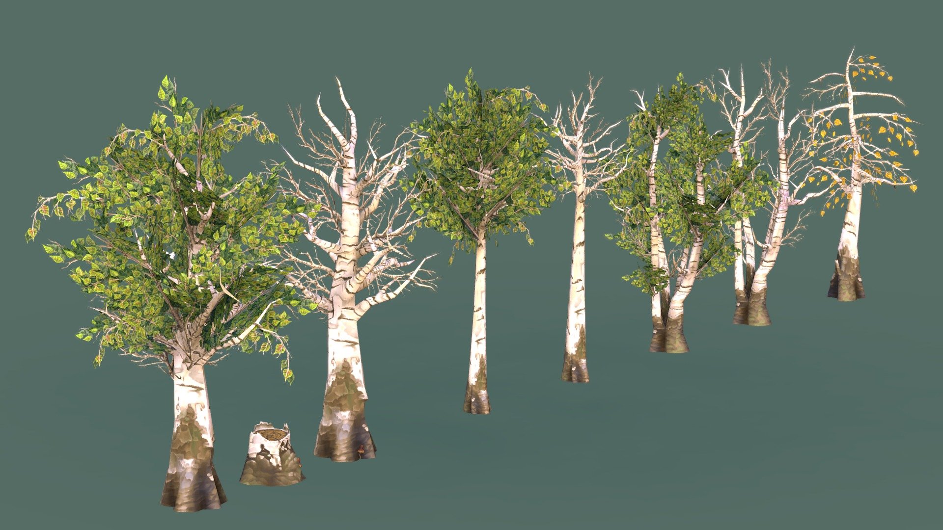 Tree Set - OPEN3DSEA
