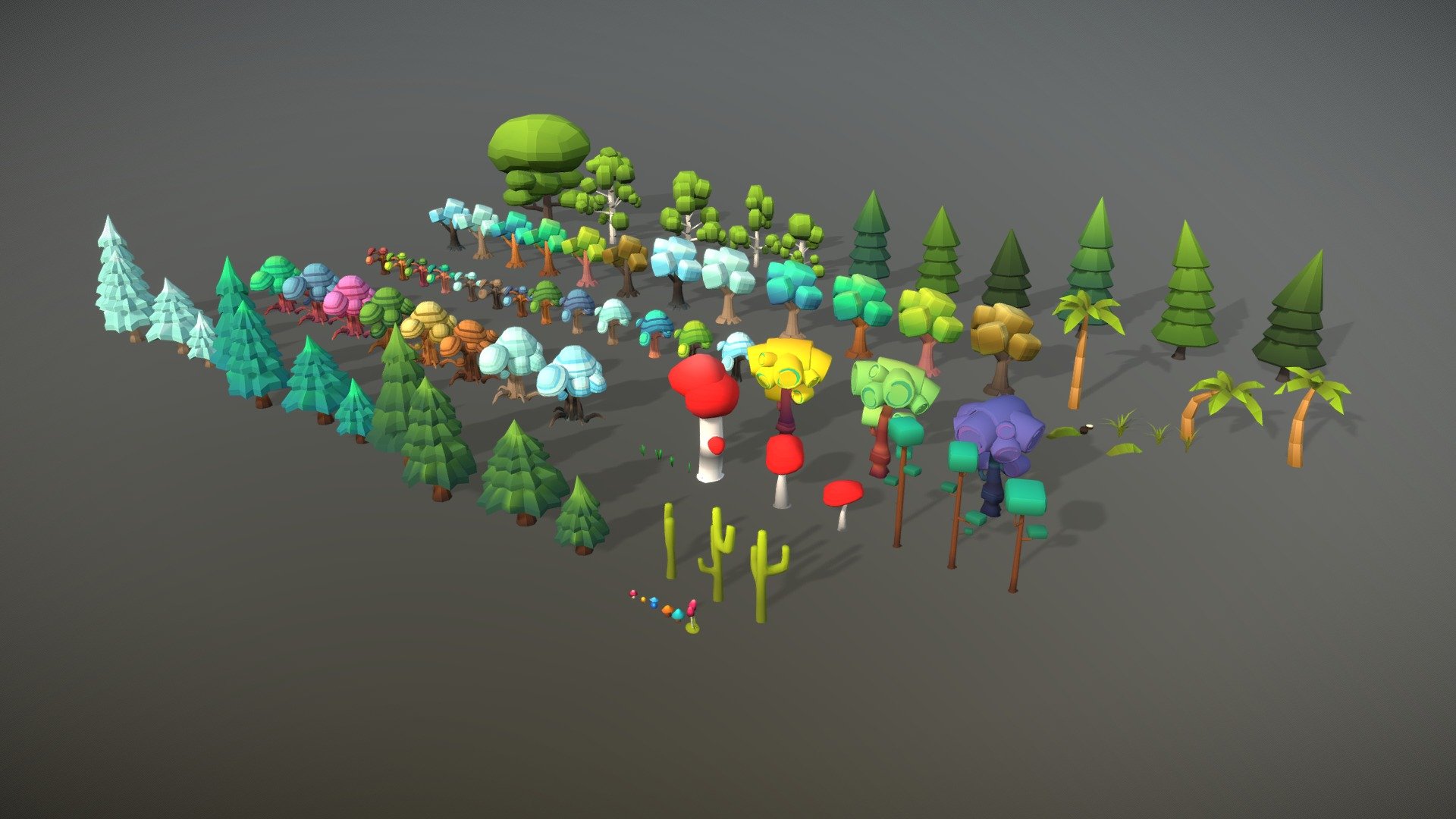 Trees Pack - OPEN3DSEA