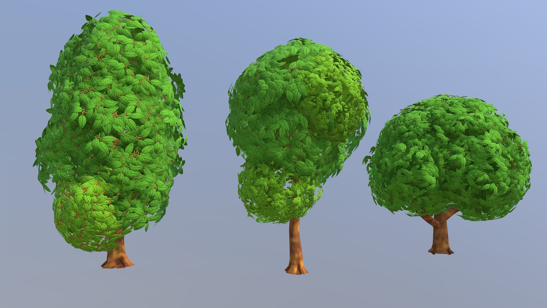 Trees stylized - OPEN3DSEA