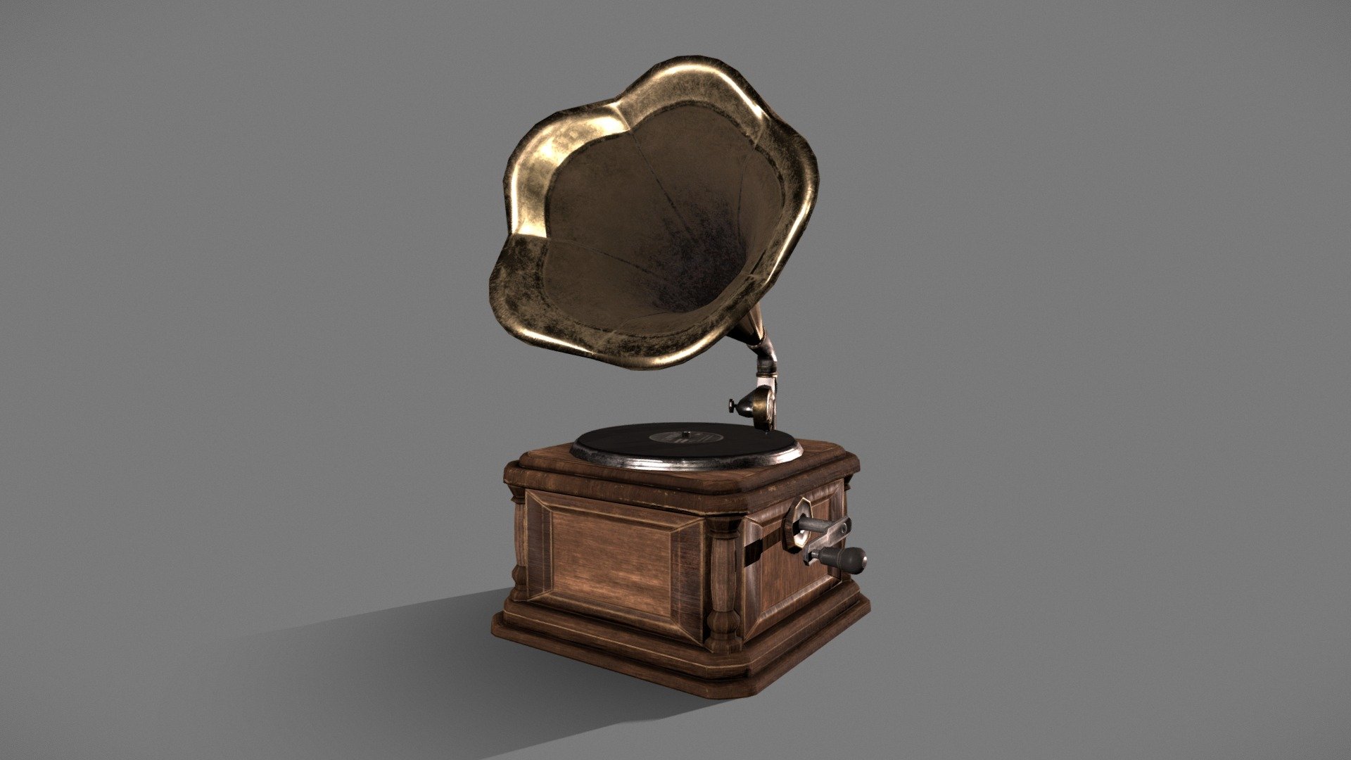 Vintage Phonograph / Gramophone - OPEN3DSEA
