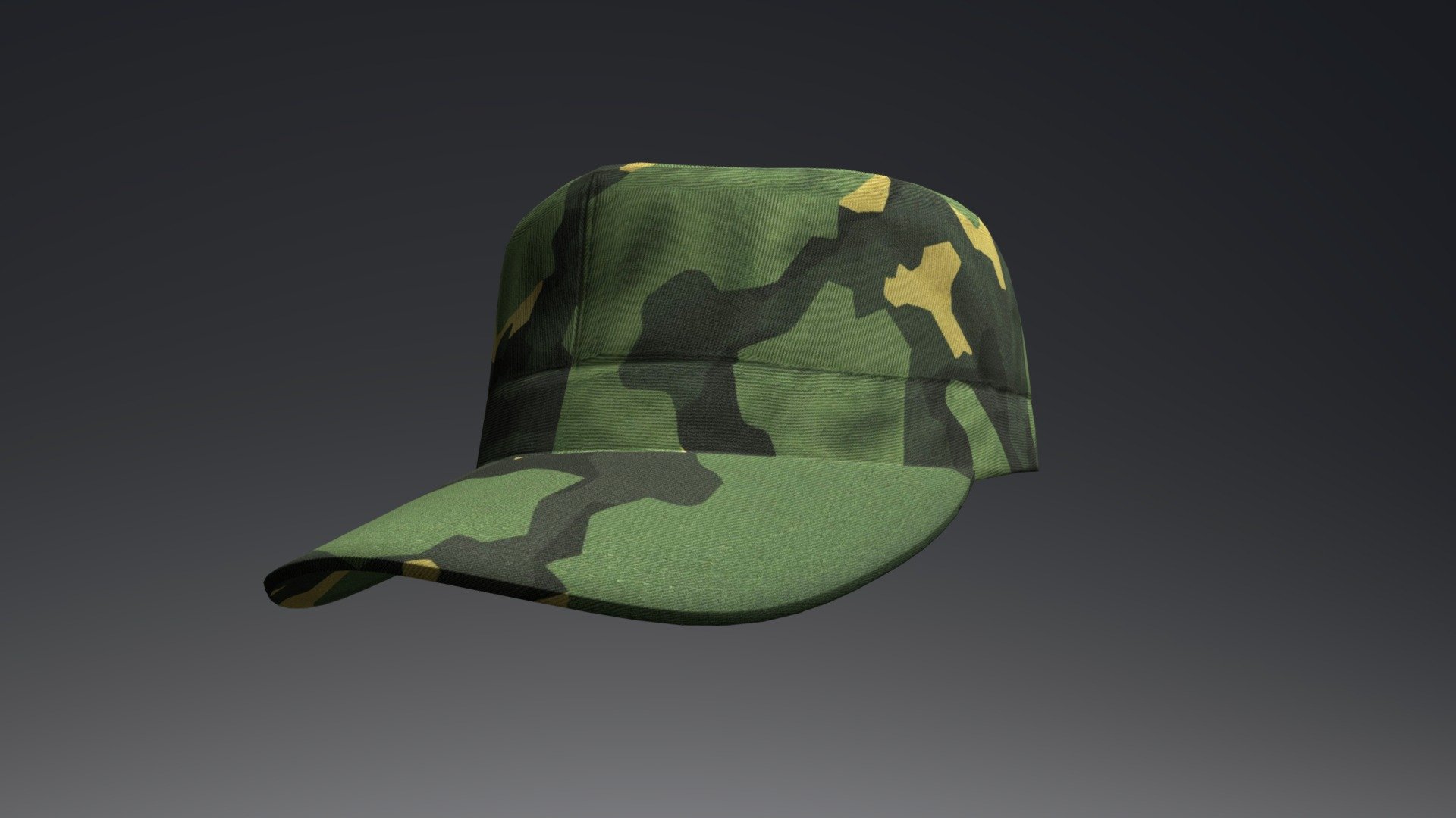 Patrol Hat (Standard) 3D Model Download - Game Ready Asset | Open3DSea