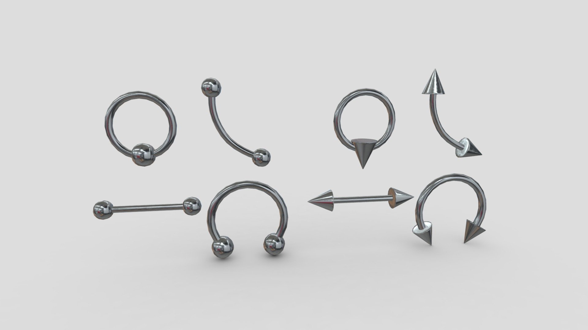 Piercings Pack - OPEN3DSEA