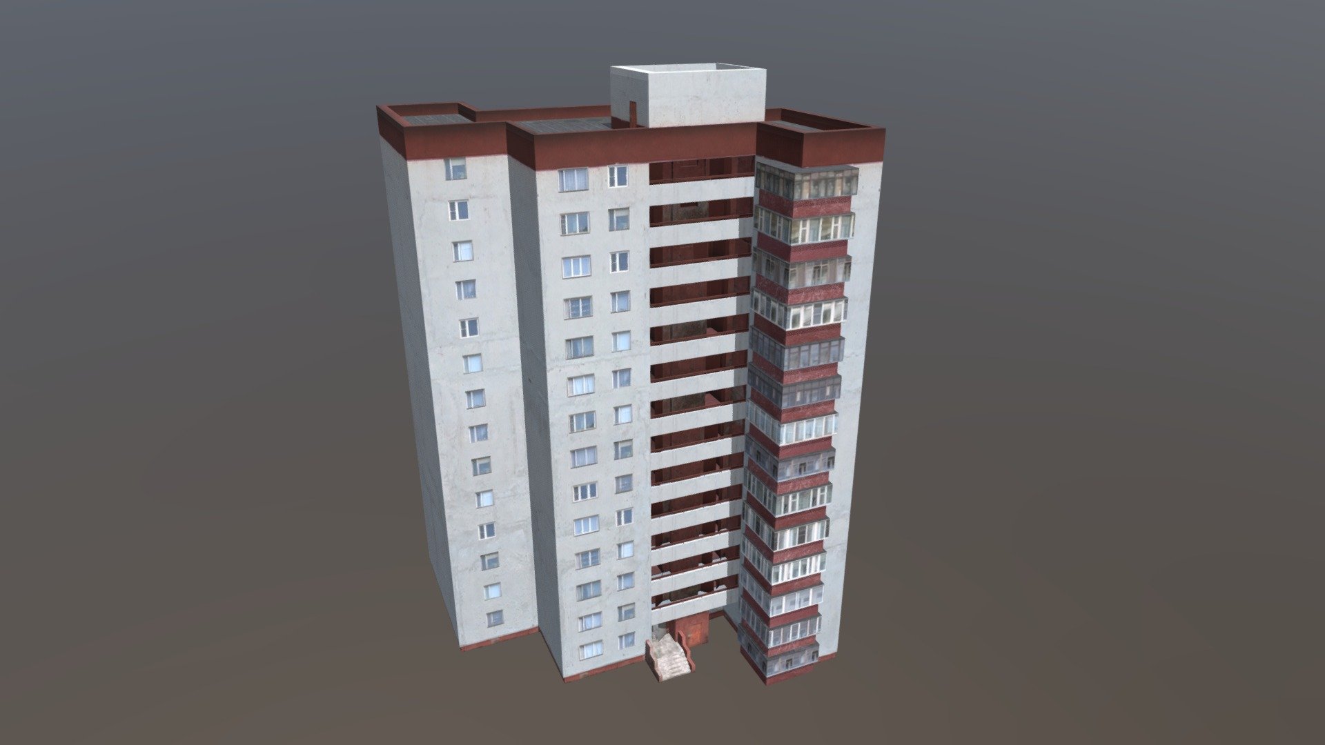 14 Storey City Building - OPEN3DSEA