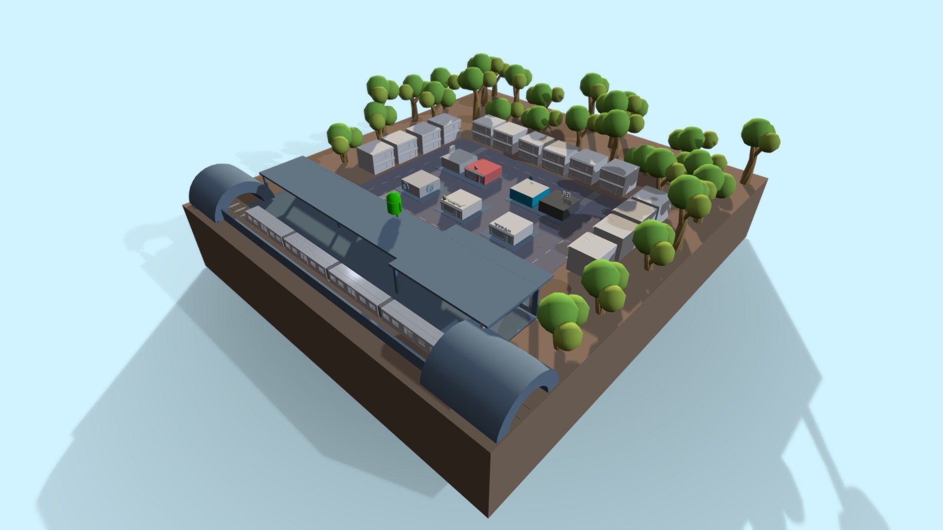 Android city - OPEN3DSEA