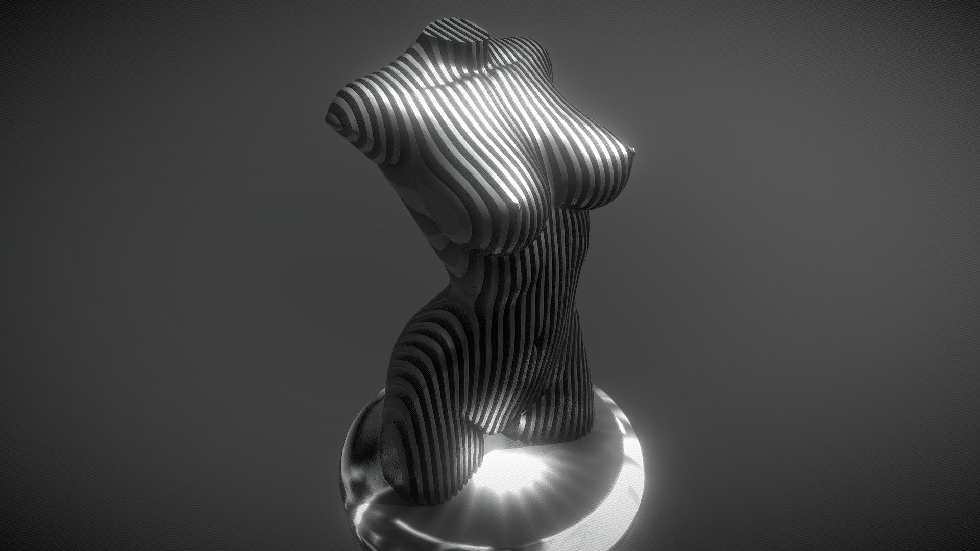 women sculpture 3D print model - OPEN3DSEA