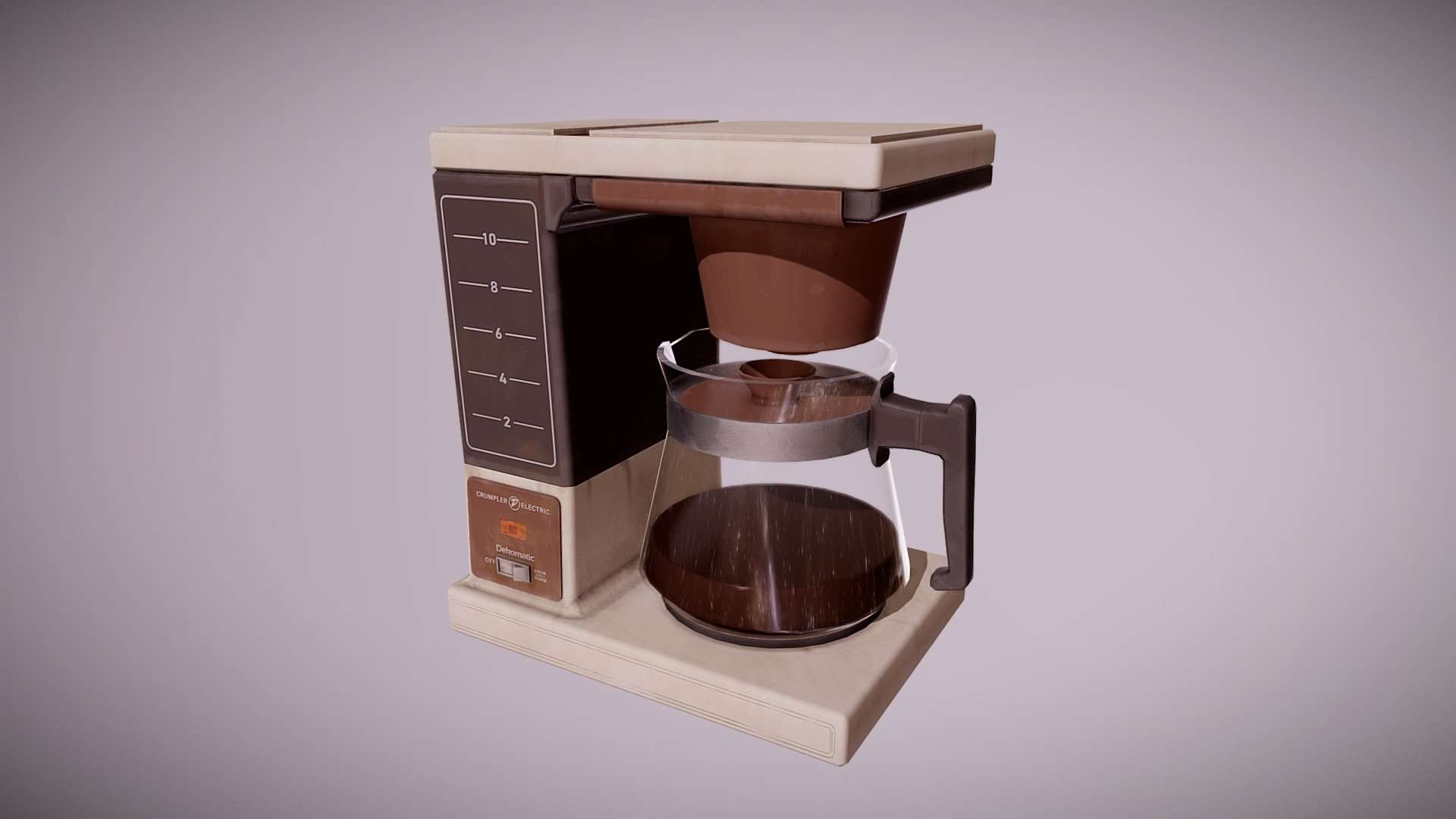 Coffee Maker - CLA - PBR Game Ready - OPEN3DSEA