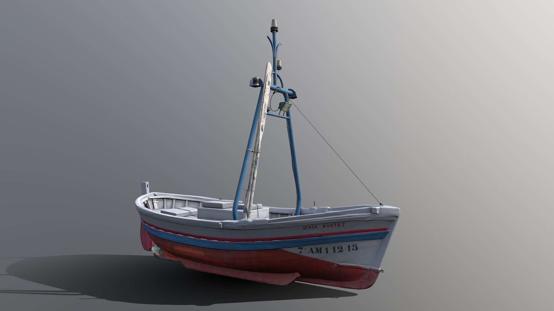 Fishing boat - scan - OPEN3DSEA