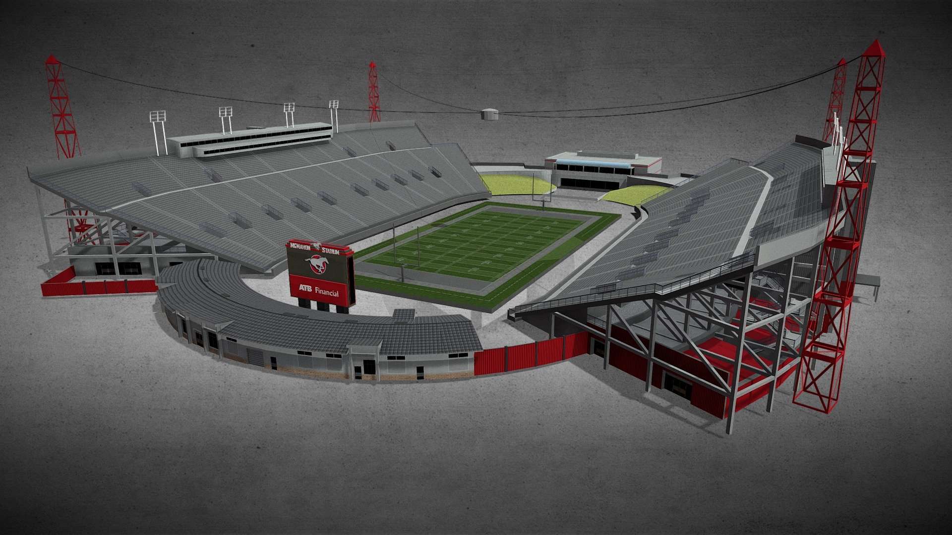 Mc Mahon Stadium - Calgary - OPEN3DSEA