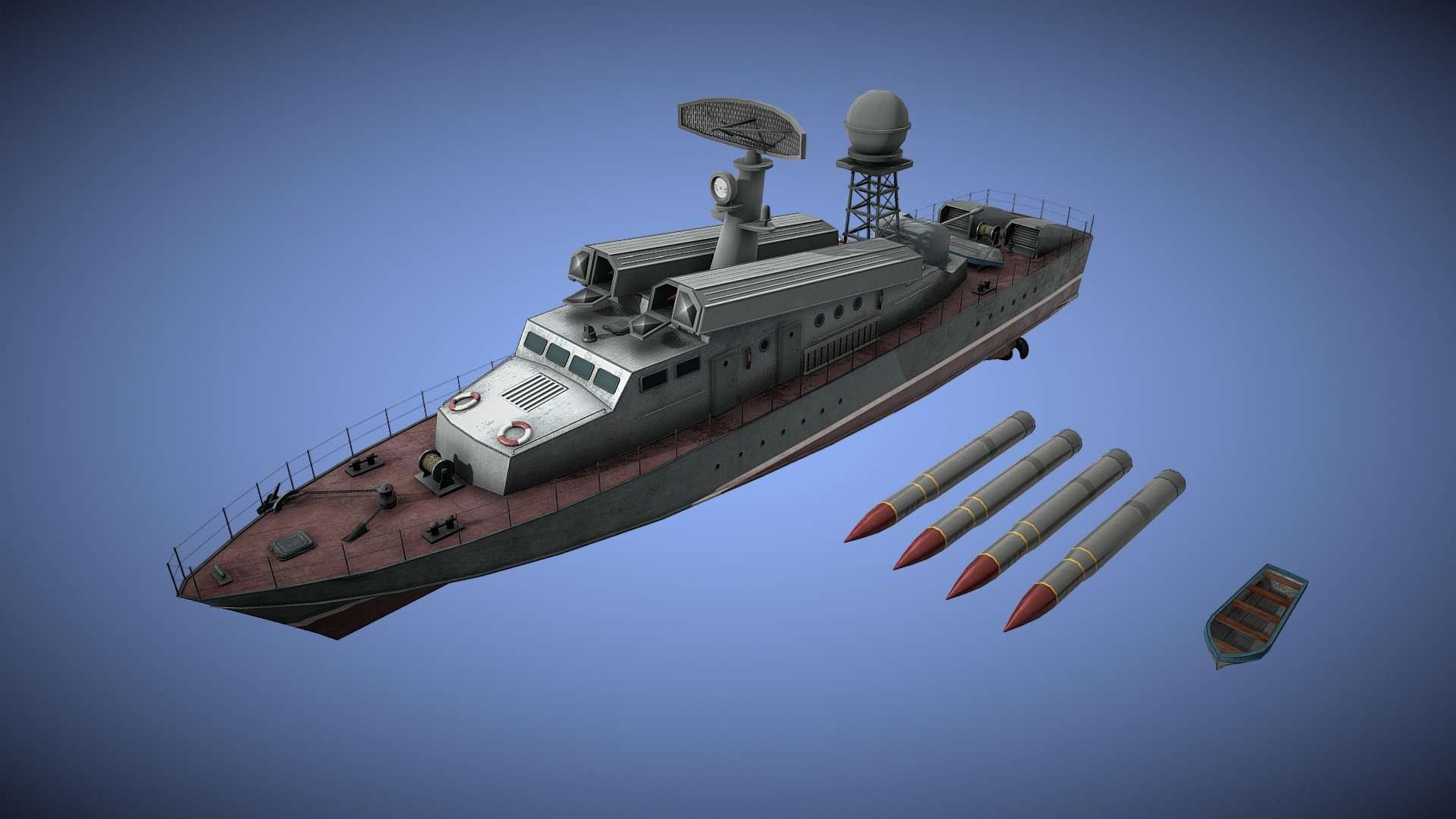 Missile Boat - OPEN3DSEA