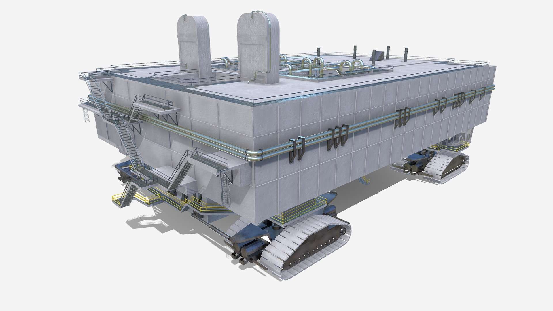 Nasa Crawler 3D Model Download - Game Ready Asset | Open3DSea