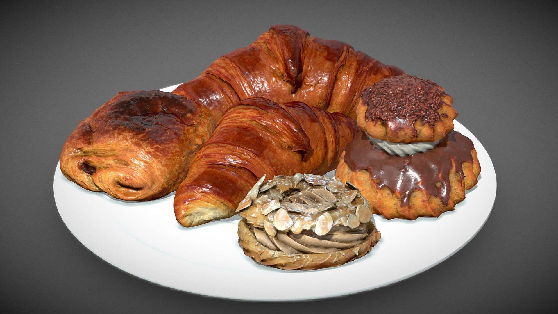 Pastries Plate kit - OPEN3DSEA