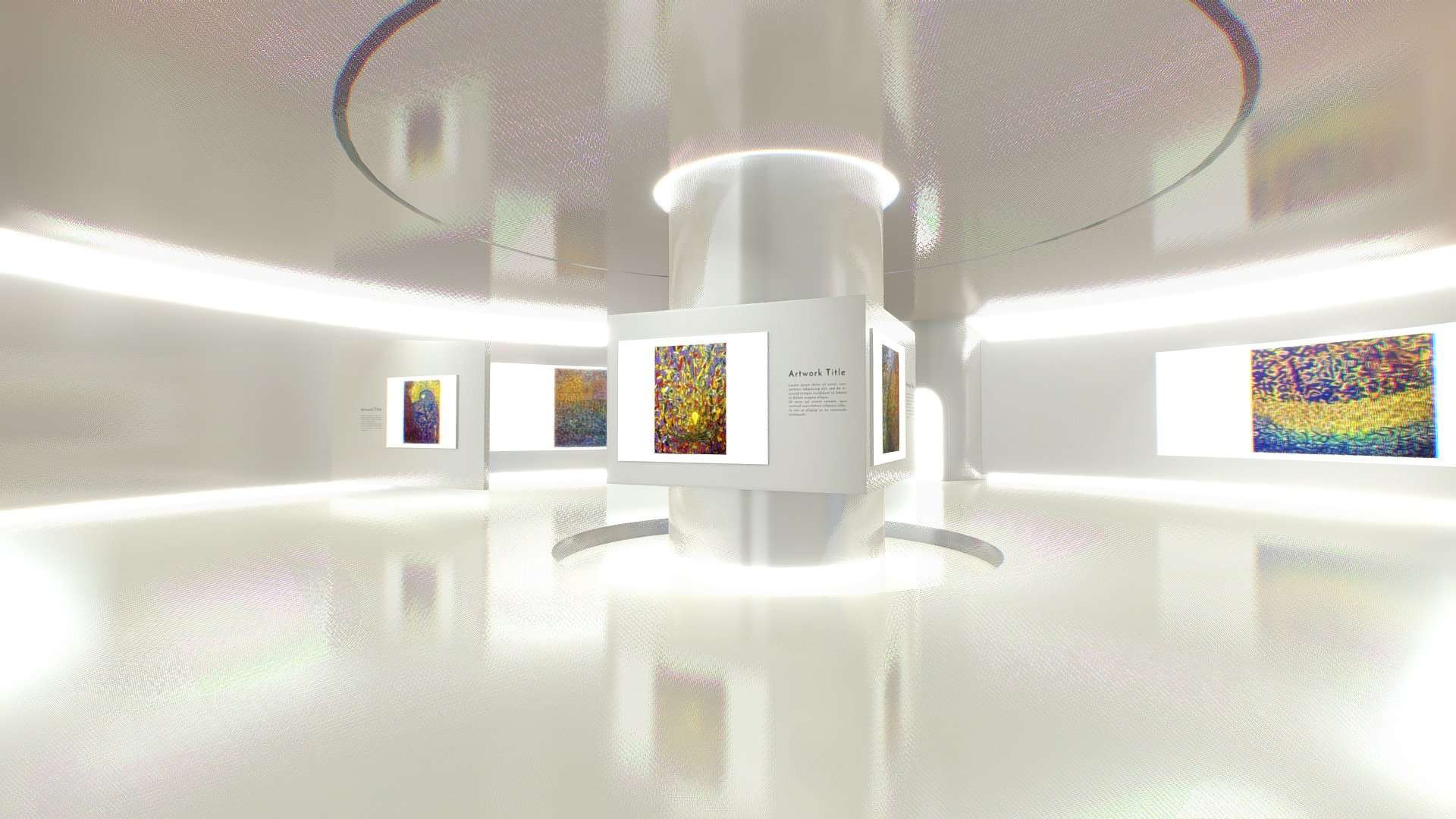Round Little Art gallery - OPEN3DSEA