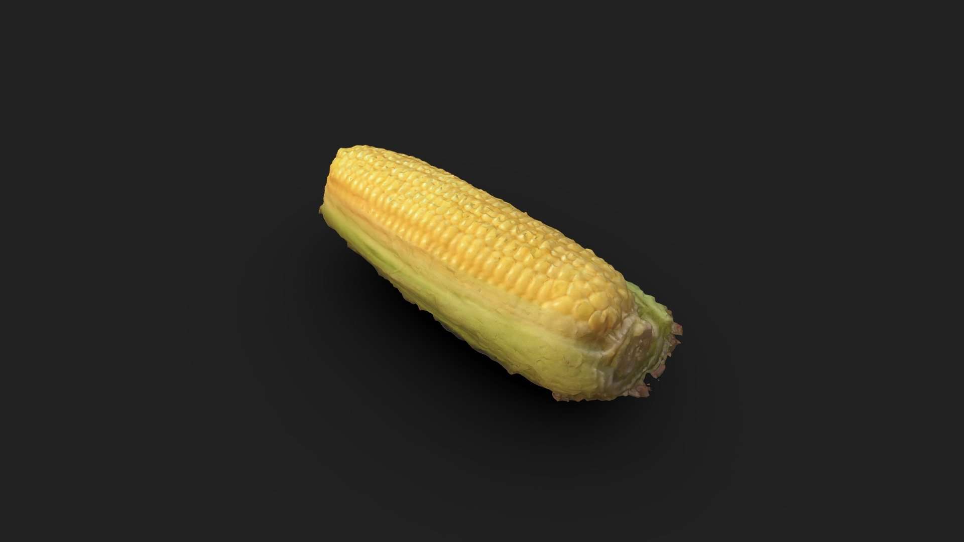 Yellow Corn 3D model - OPEN3DSEA