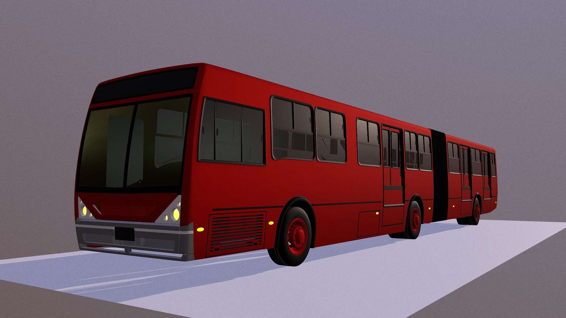 "Ecovia" worm type bus - OPEN3DSEA