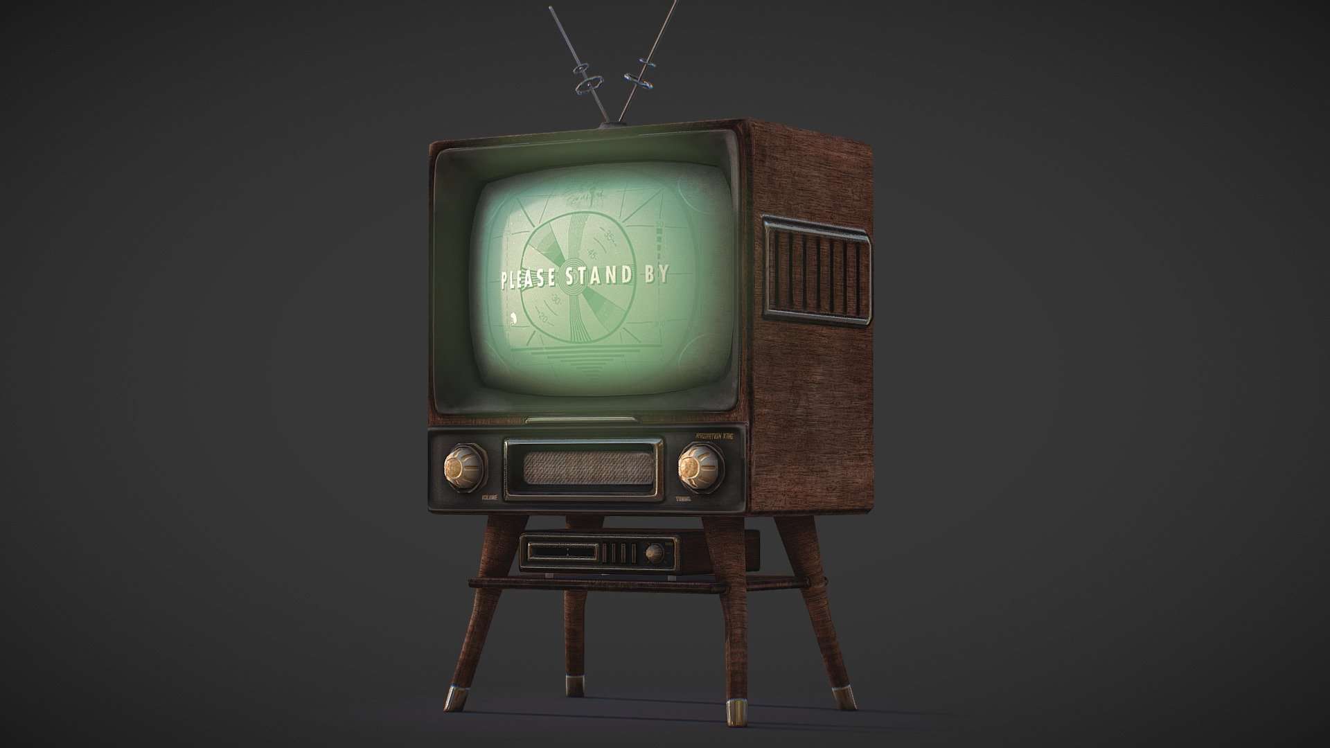 Fallout Radiation King TV Set - OPEN3DSEA