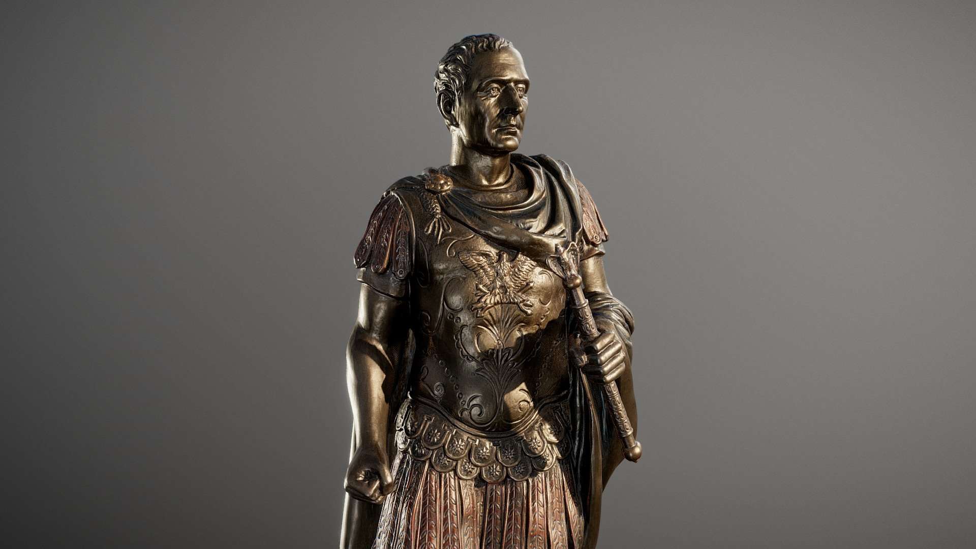 Gaius Julius Caesar 3D Model Download - Game Ready Asset | Open3DSea