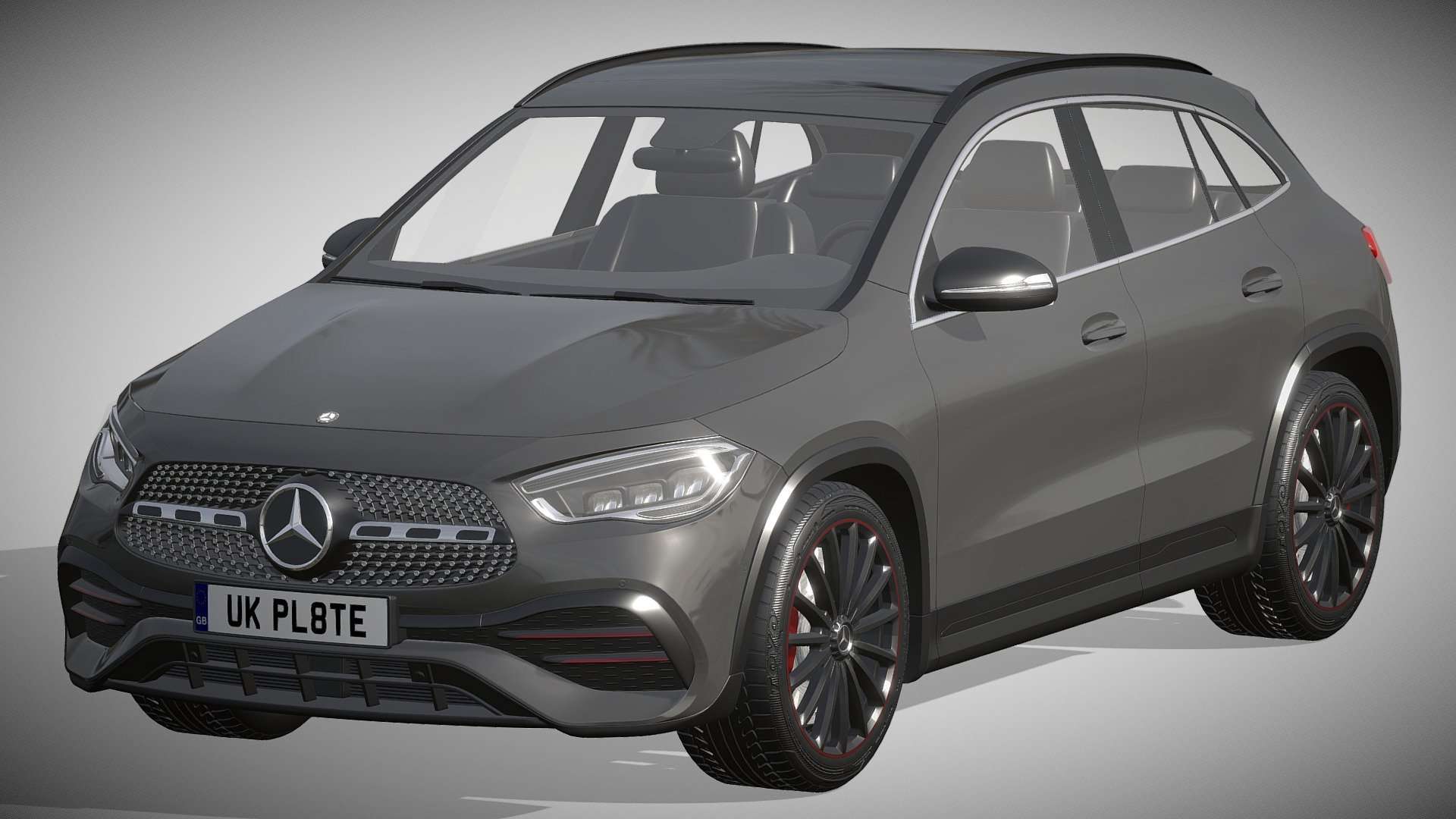 Mercedes Benz GLA 2020 3D Model Download - Game Ready Asset | Open3DSea