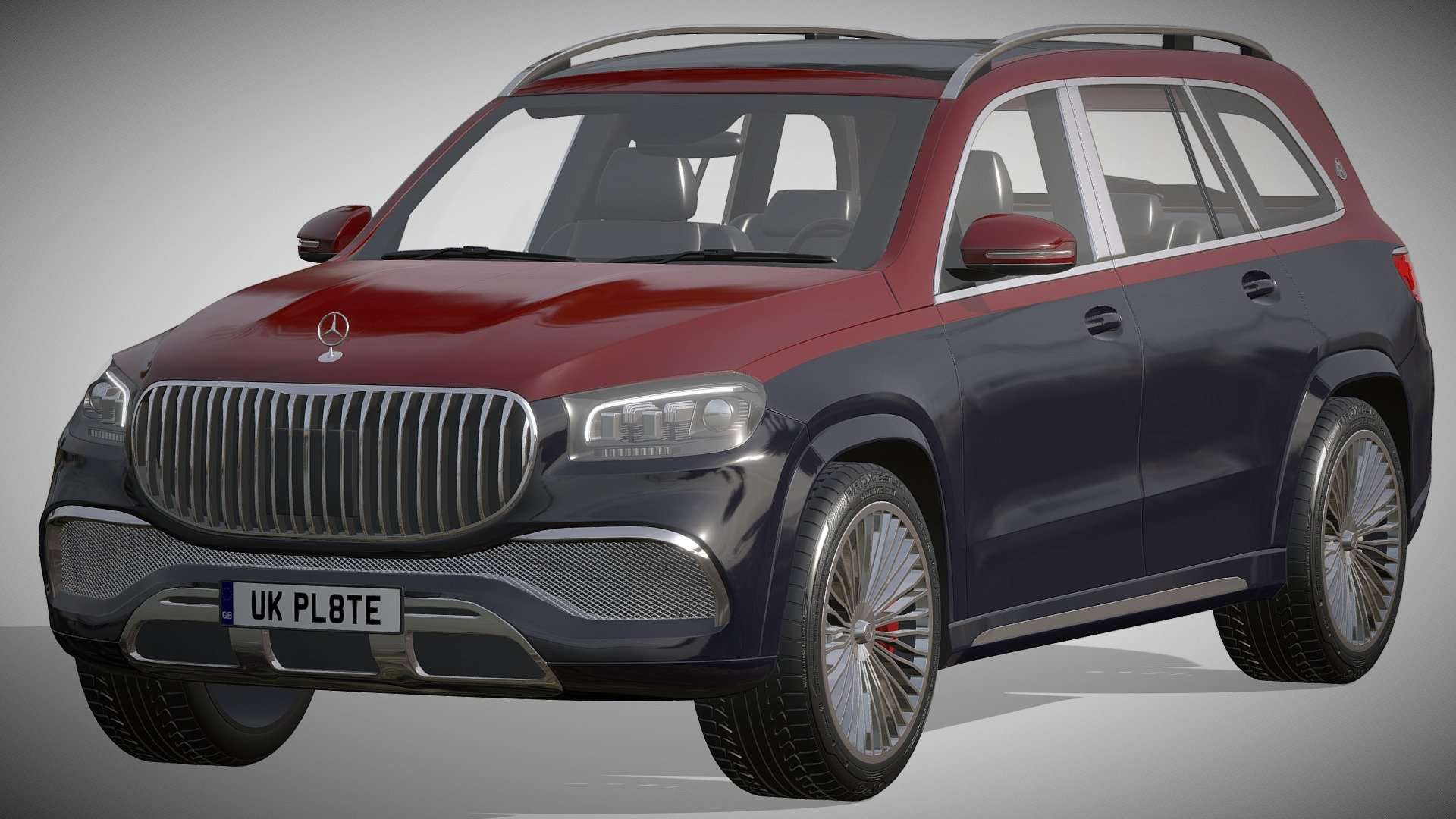 Mercedes-Benz Maybach GLS 3D Model Download - Game Ready Asset | Open3DSea