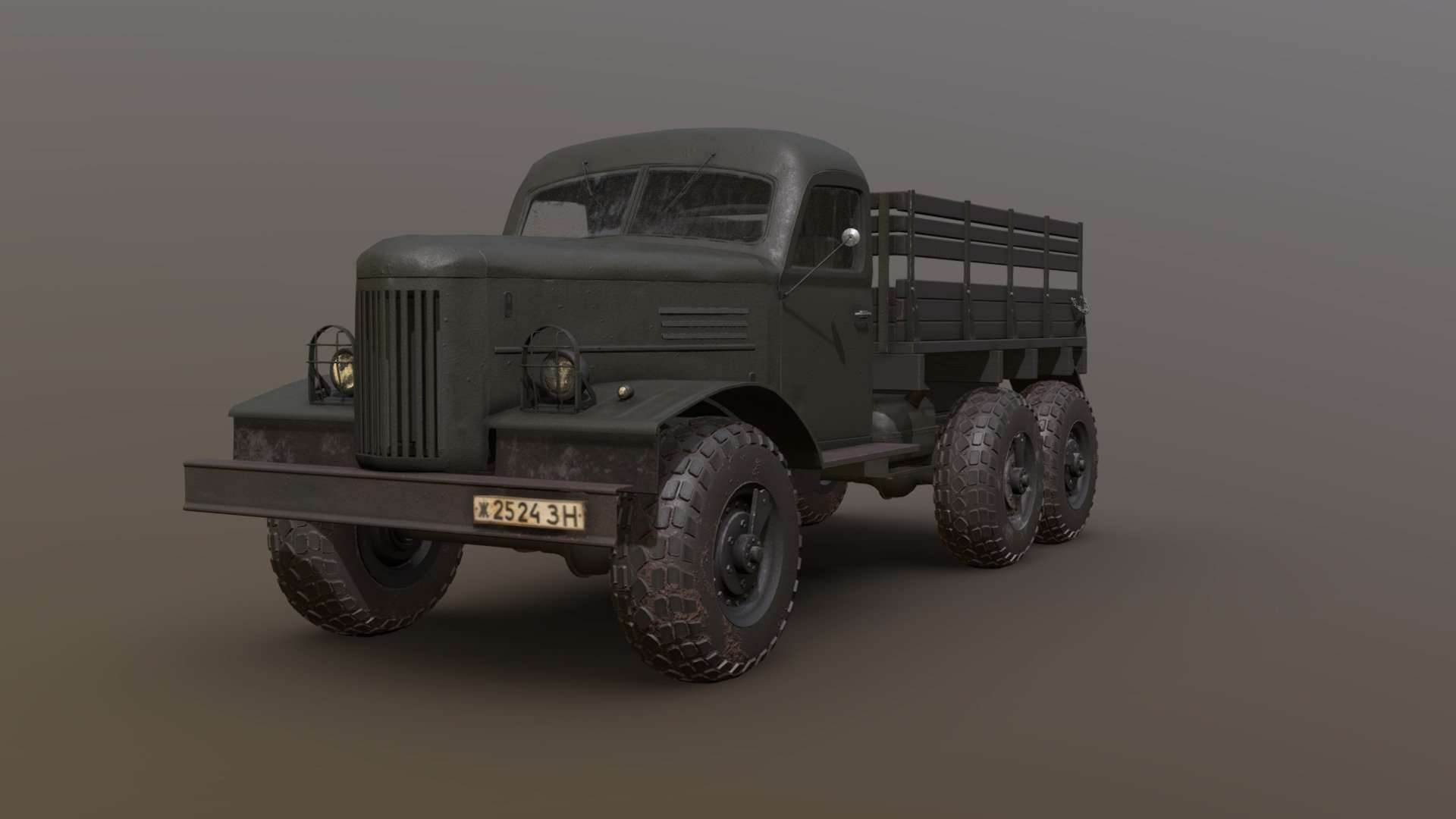 Soviet Military Truck (ZiL 157) - OPEN3DSEA