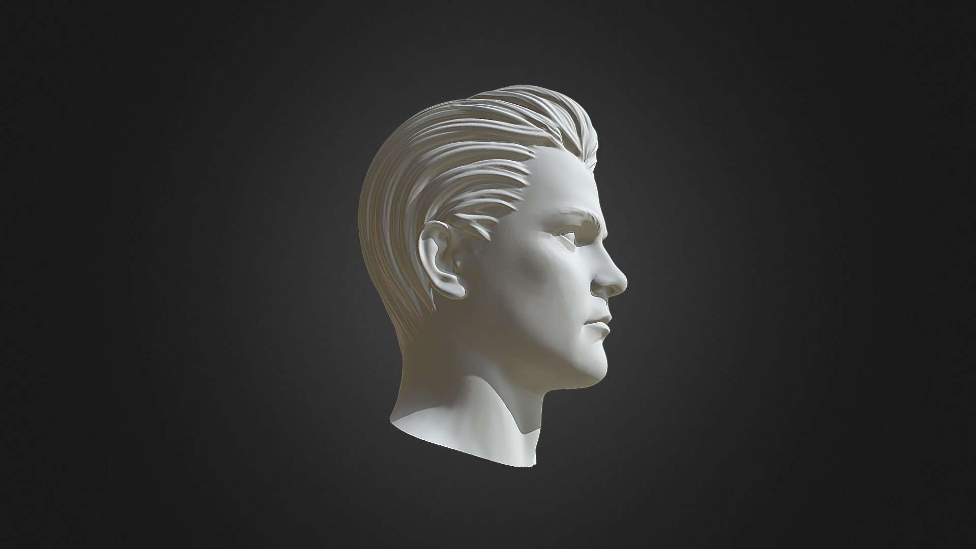 3D Print Ready Male Head - OPEN3DSEA