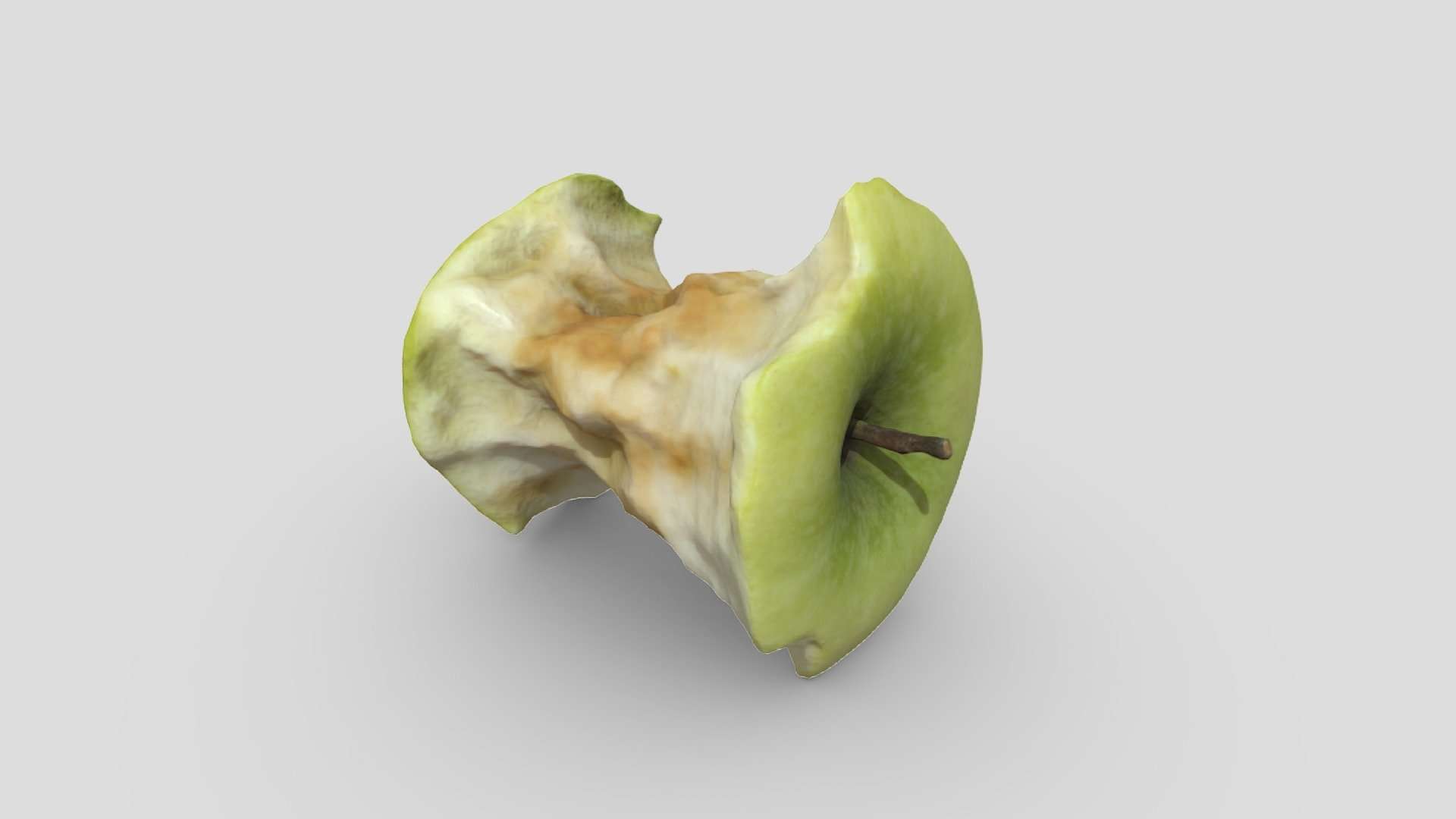 Apple Stub Game Ready 3D Model Download - Game Ready Asset | Open3DSea