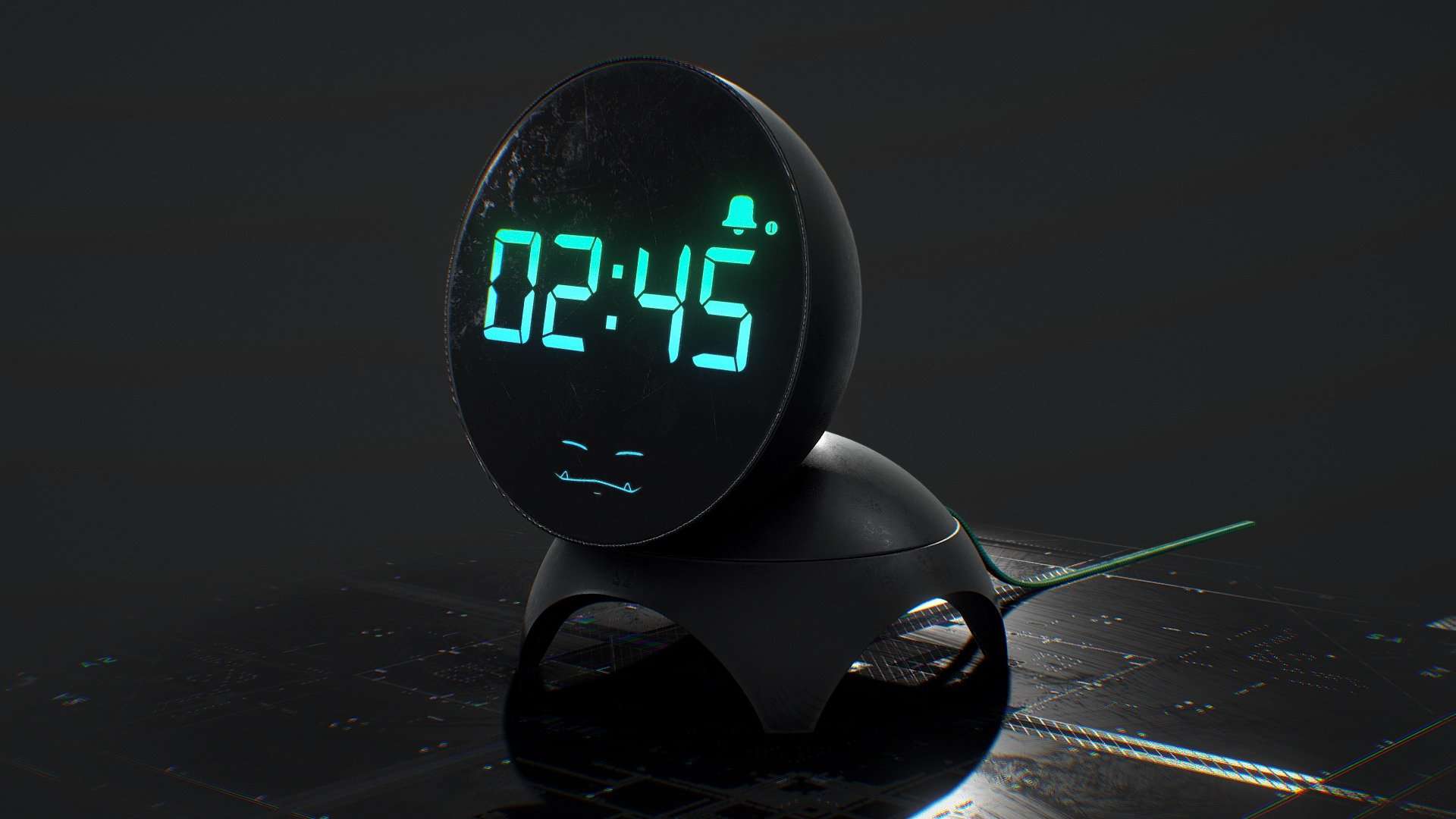 Bulldog Alarm Clock - OPEN3DSEA