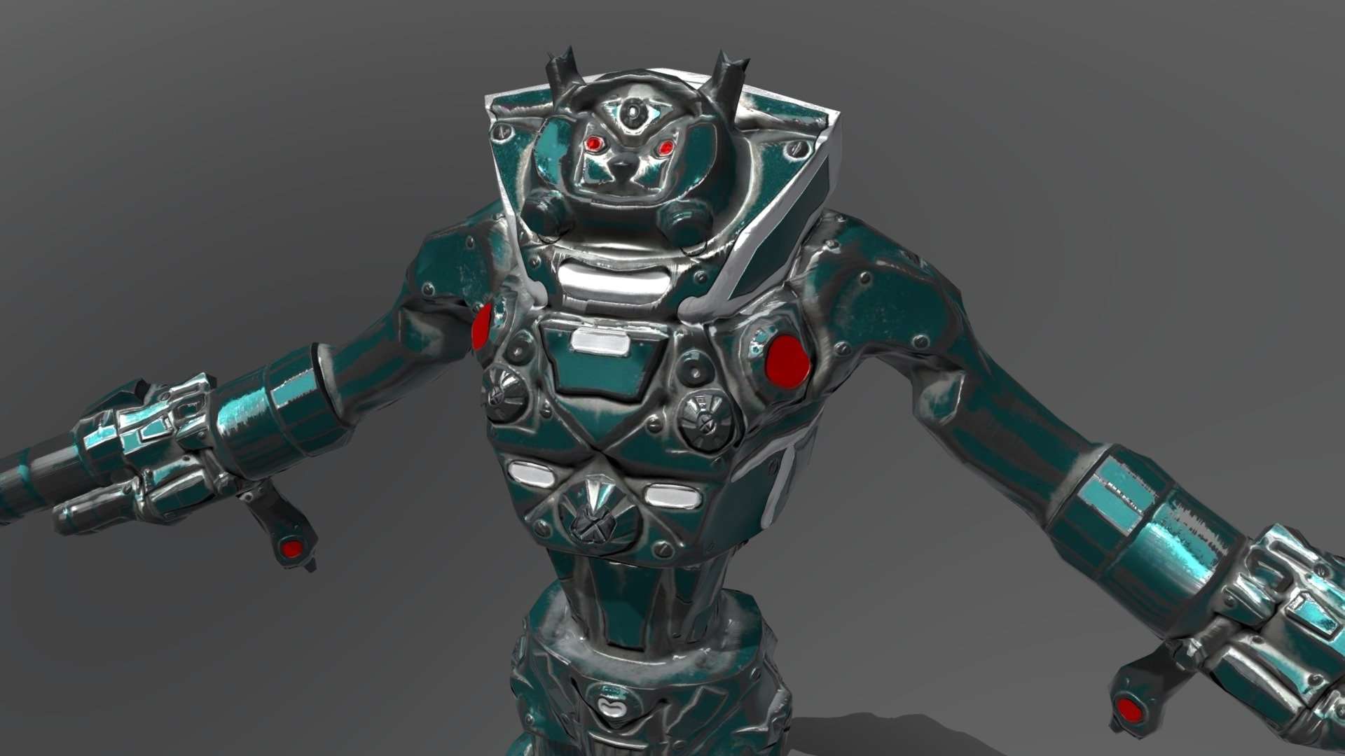 Cyber Soldier Transformer 3D Model Download - Game Ready Asset | Open3DSea