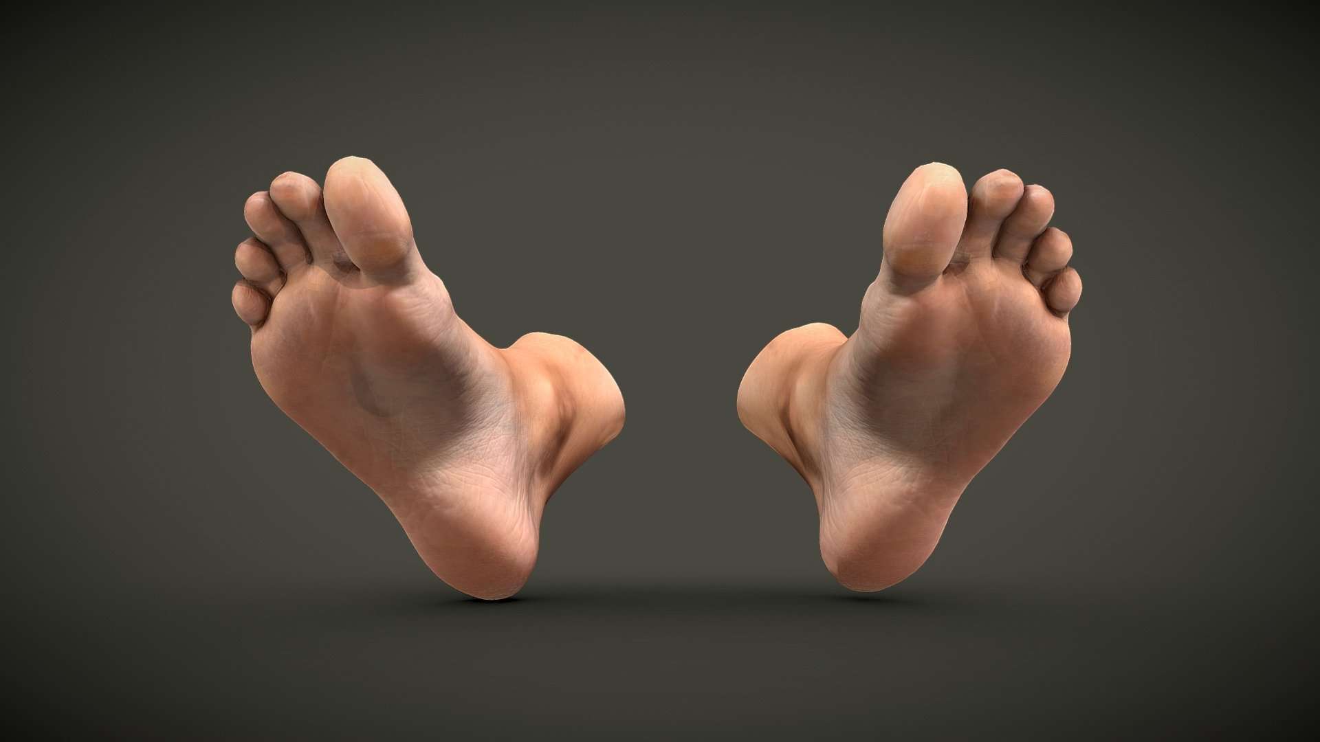 Female Feet 3D Model Download - Game Ready Asset | Open3DSea