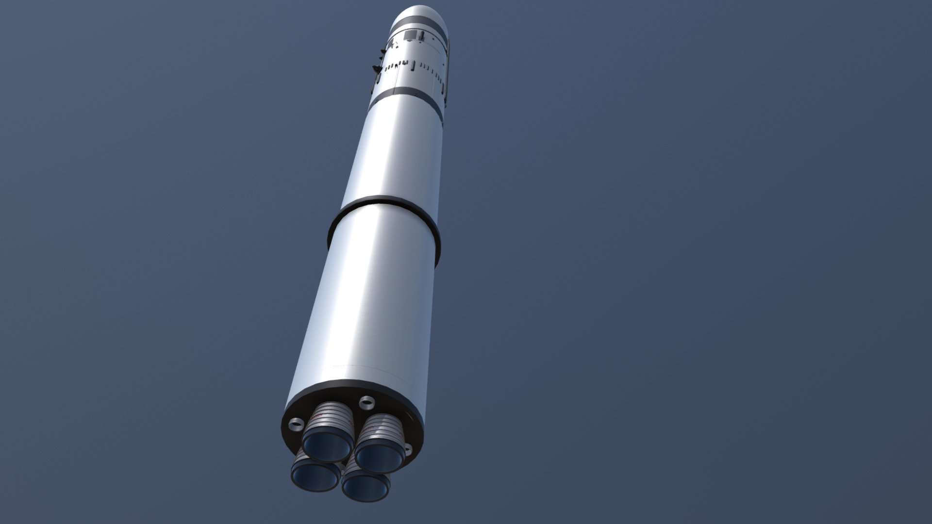 RS-28 Sarmat (Satan-2) 3D Model Download - Game Ready Asset | Open3DSea