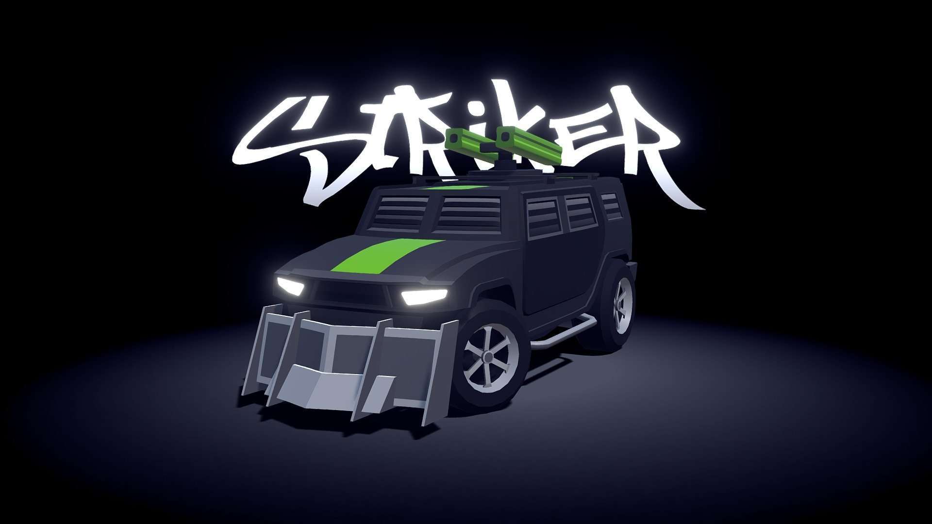 ARCADE: "Striker" Armored Car 3D Model Download - Game Ready Asset ...