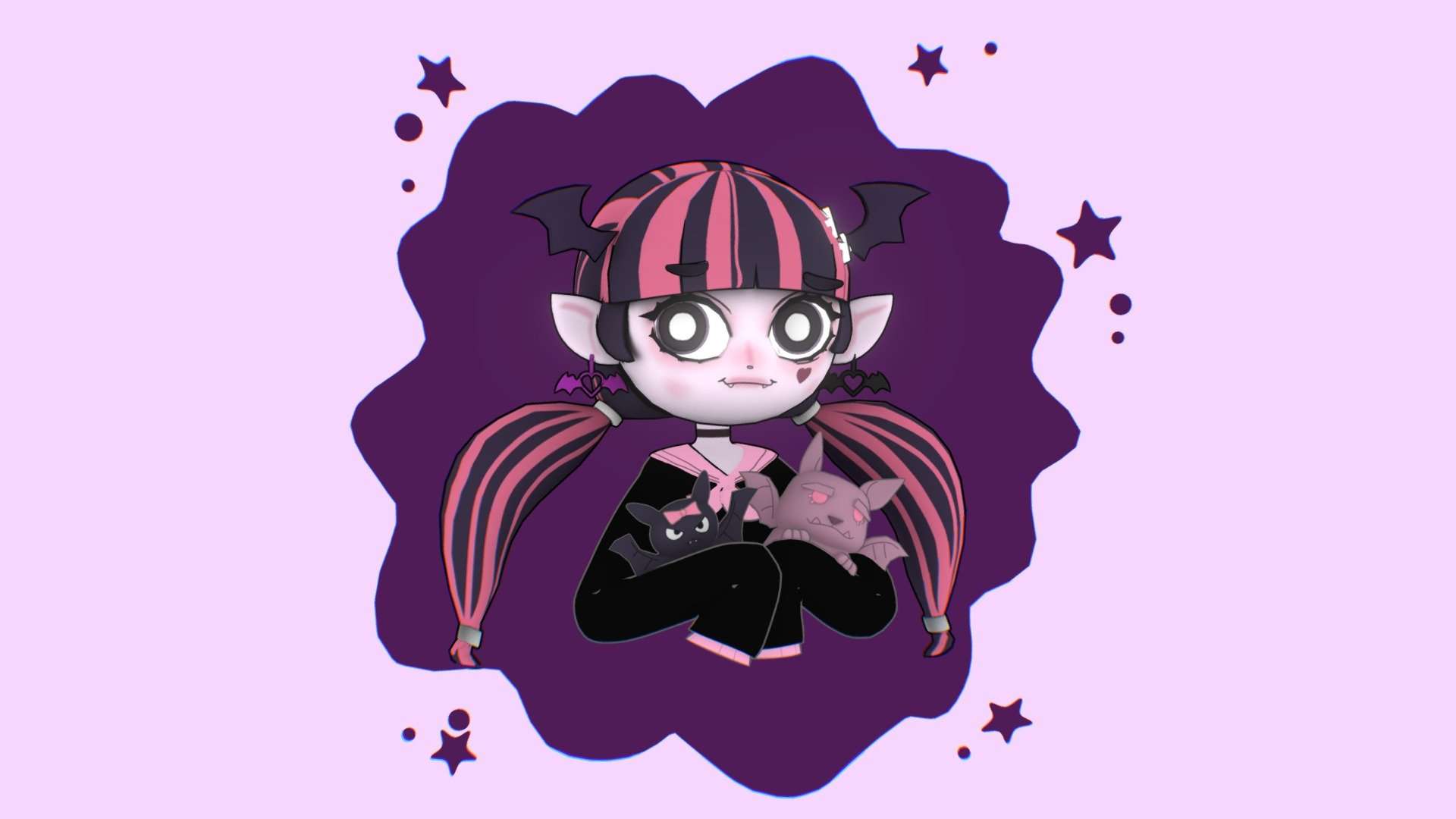 Chibi Draculaura - OPEN3DSEA