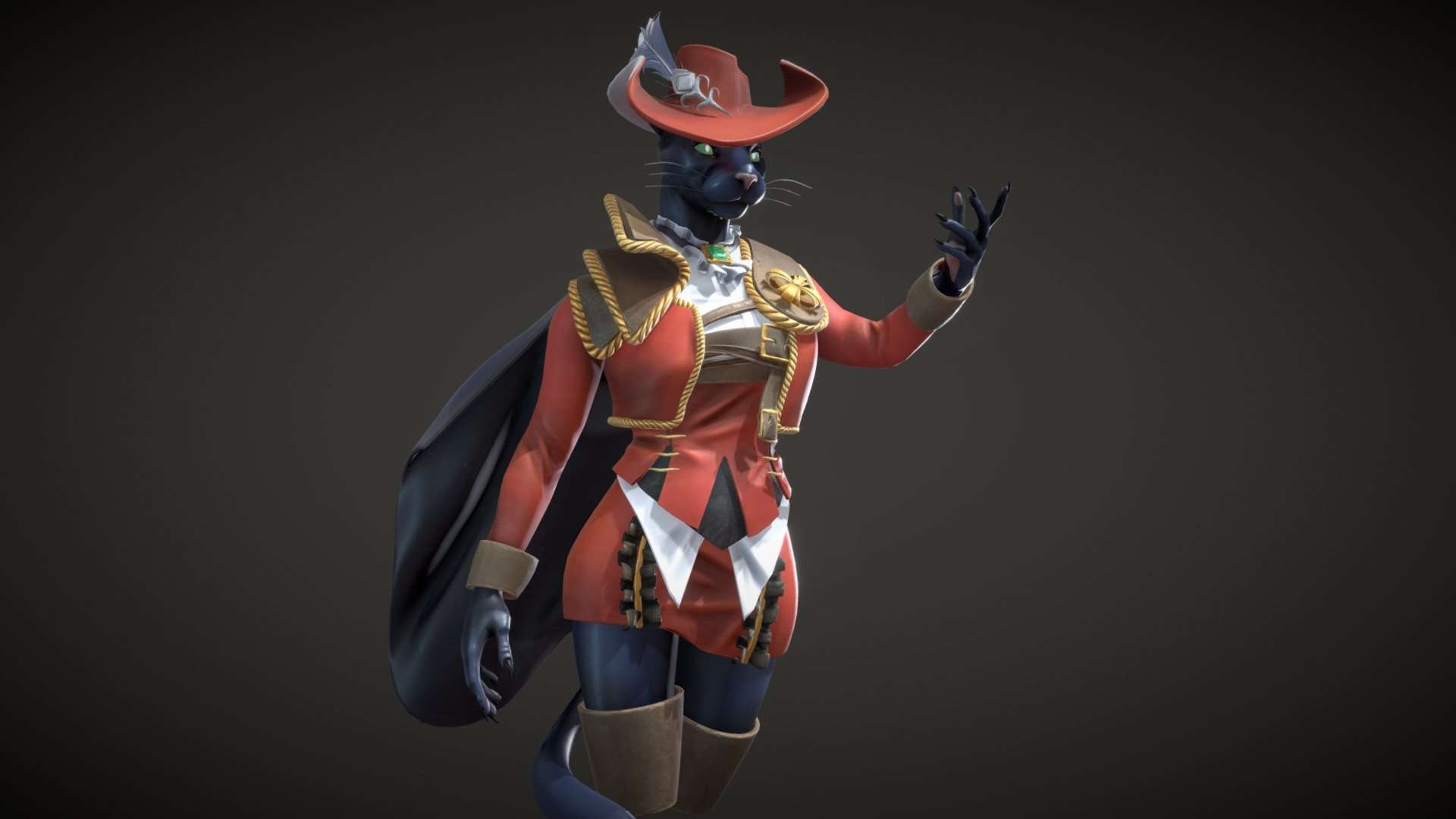 [DAE] Character Creation Final - Panther - OPEN3DSEA