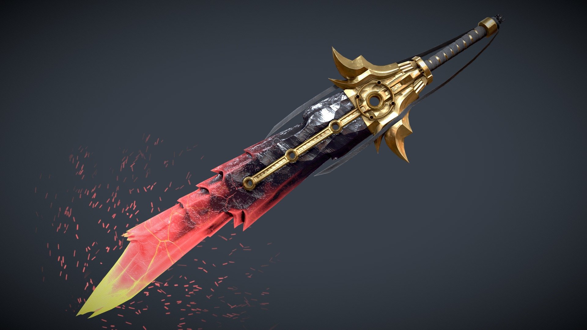 Obsidian Sword - OPEN3DSEA