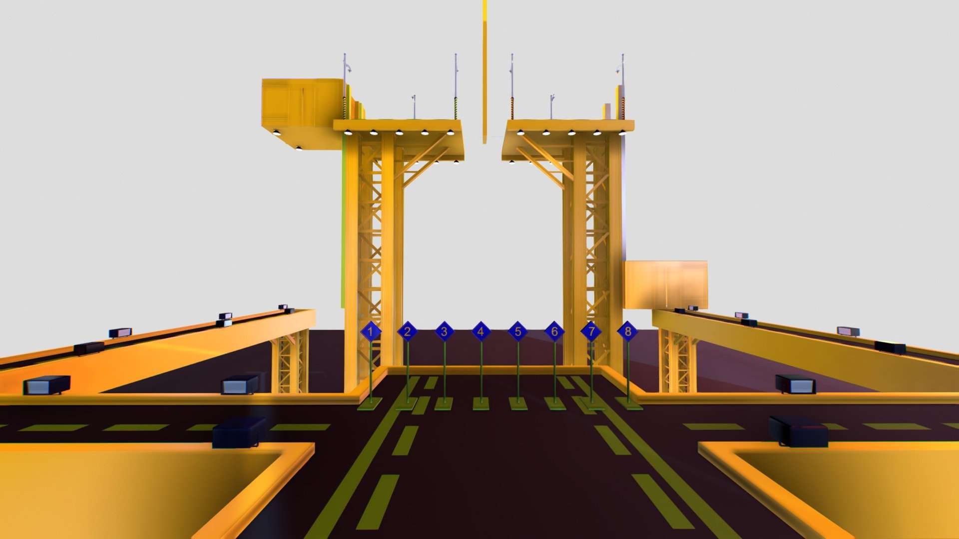 Squid Game Tug Of War Map Model - OPEN3DSEA