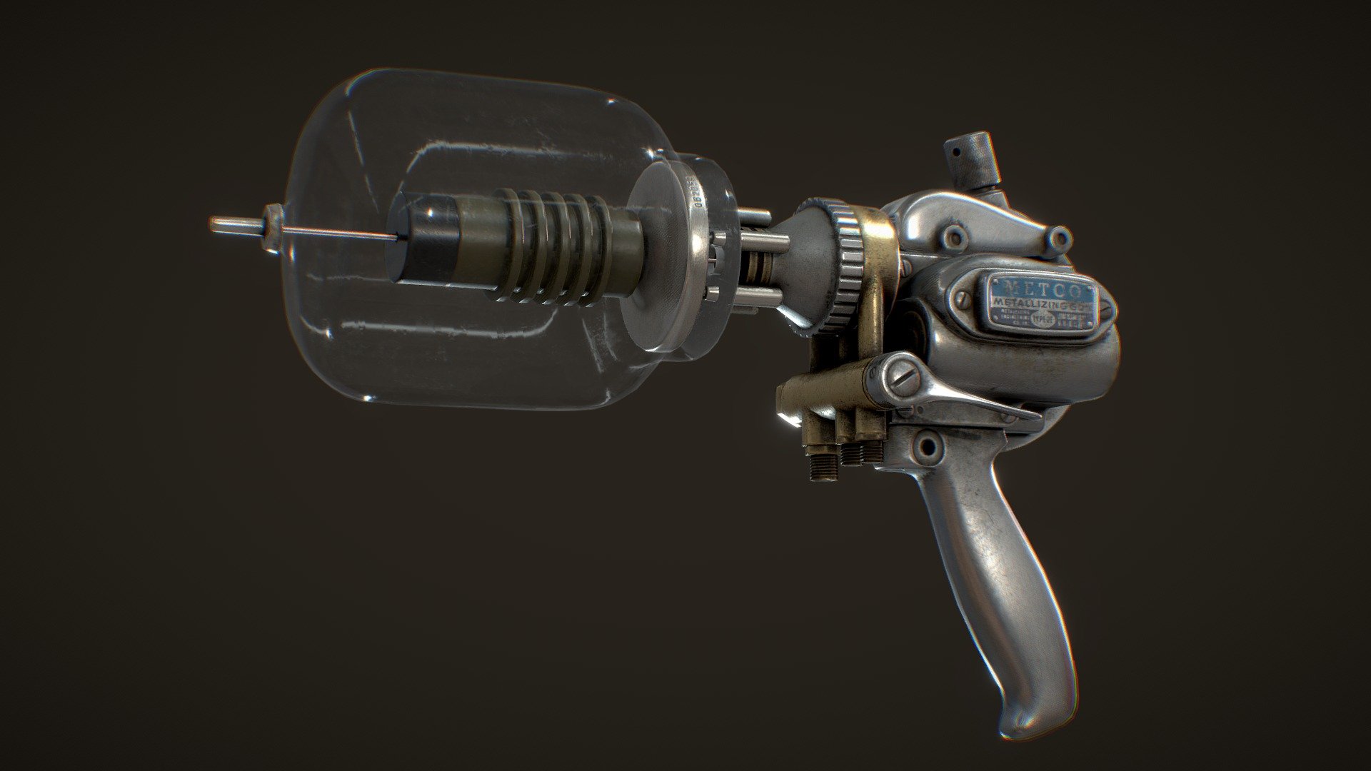 Vintage Ray Gun | Metco Type 2E Metalizing gun - OPEN3DSEA