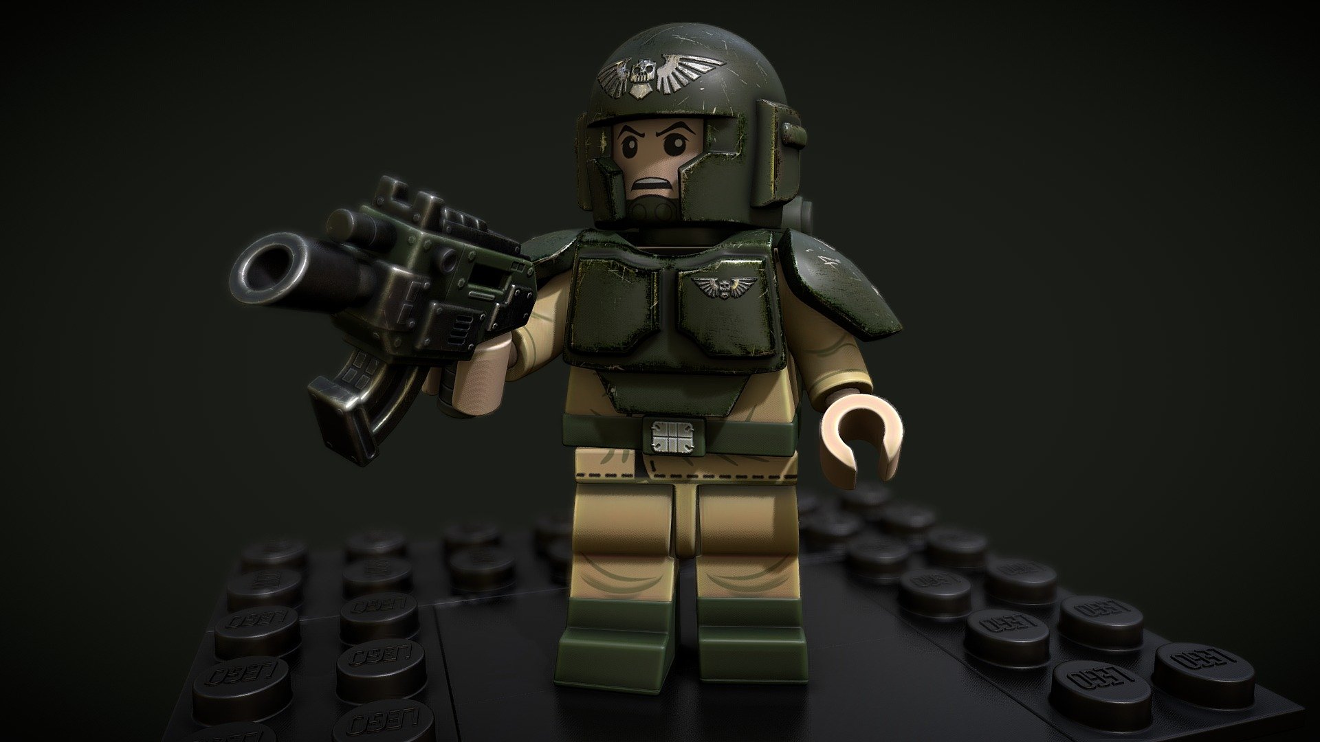 Lego imperial guard WH40k - OPEN3DSEA