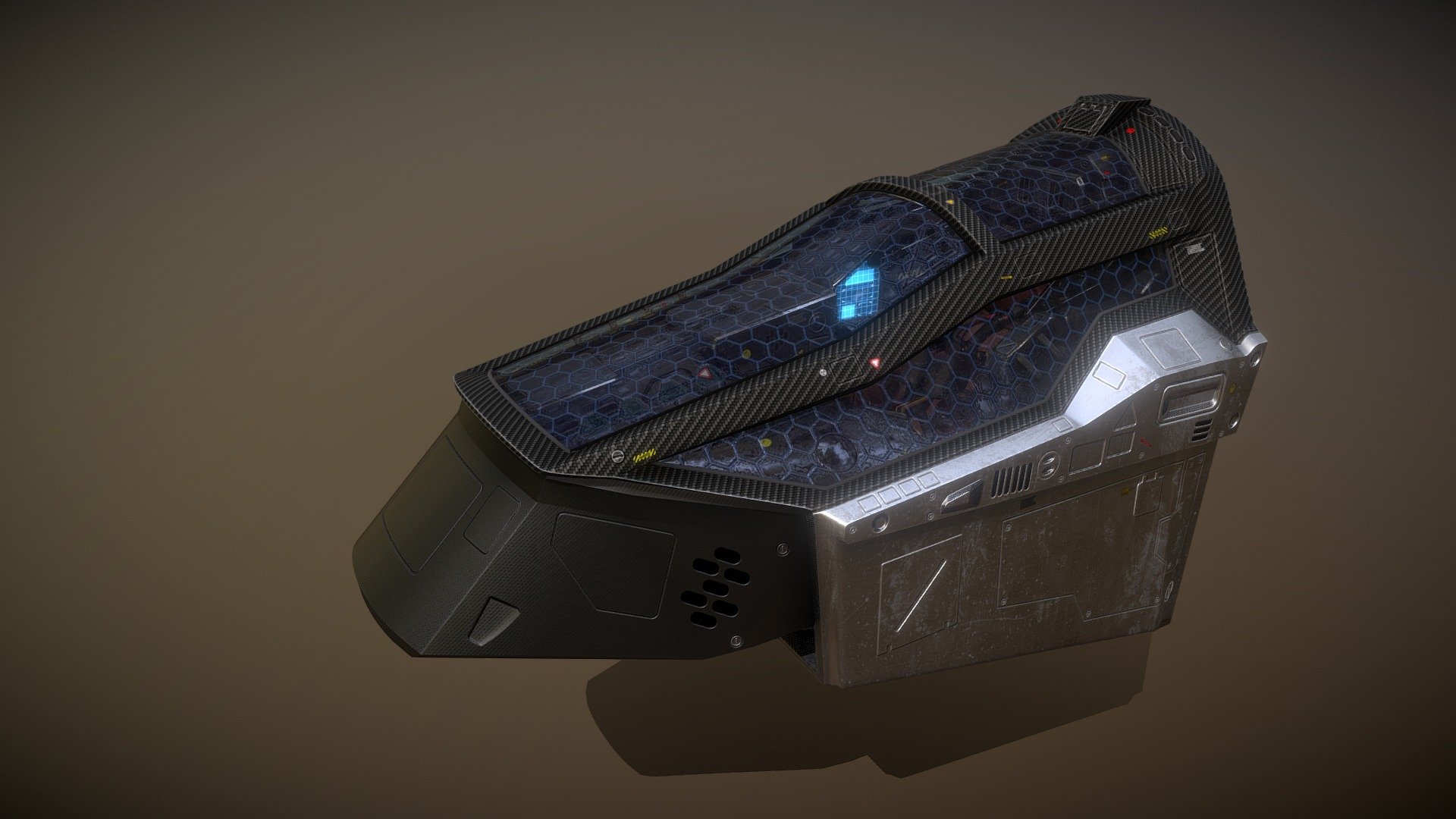 Ship Ghost 3k cockpit - OPEN3DSEA